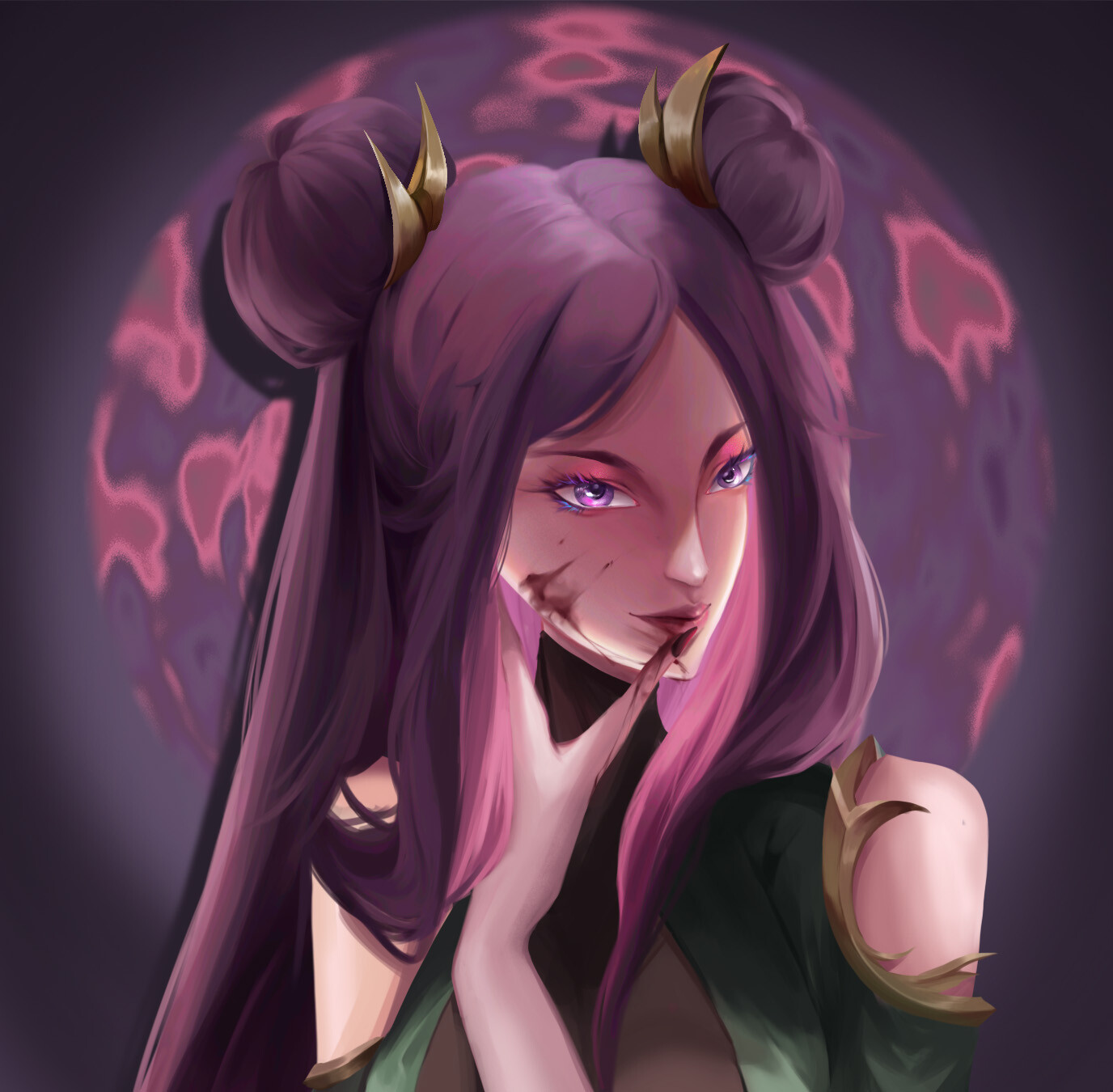 ArtStation - pentakill sona fan art