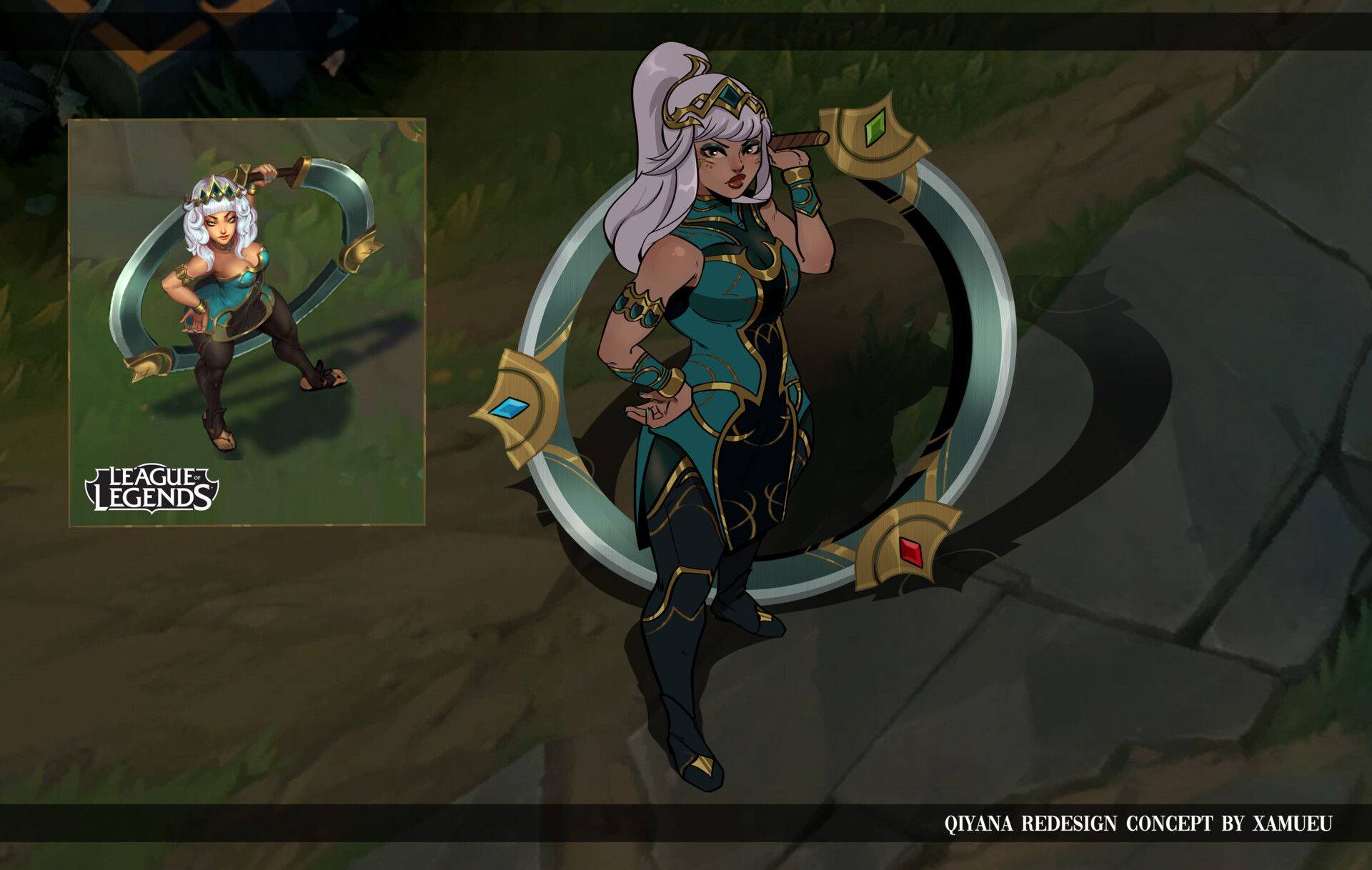 ArtStation - Qiyana visual rework