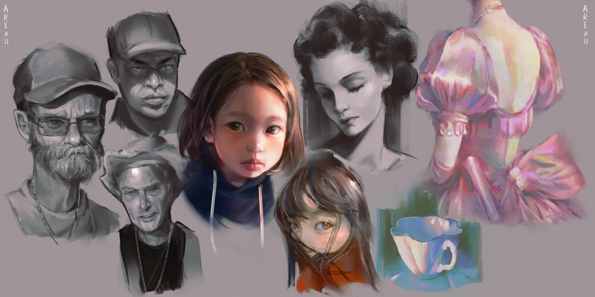 ArtStation - canvas of studies