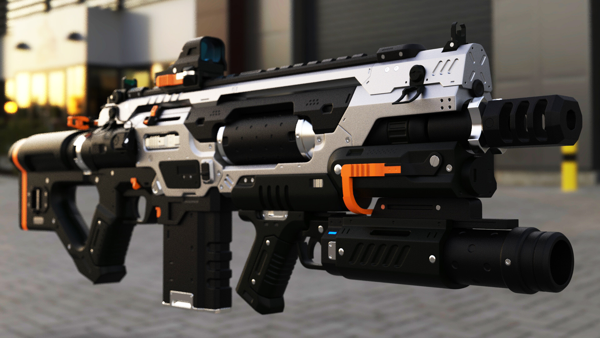 ArtStation - Legendary Assult Rifle