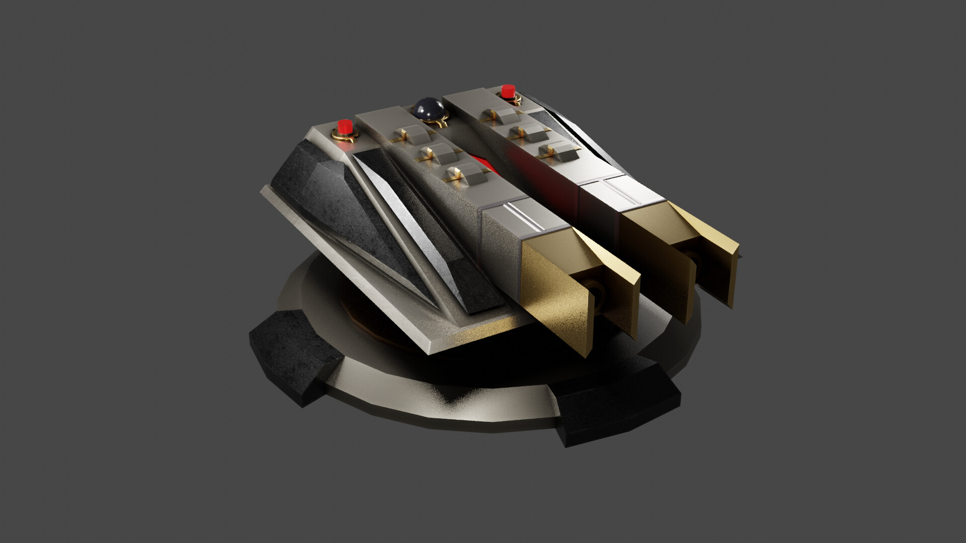 ArtStation - Anti Ship gun side