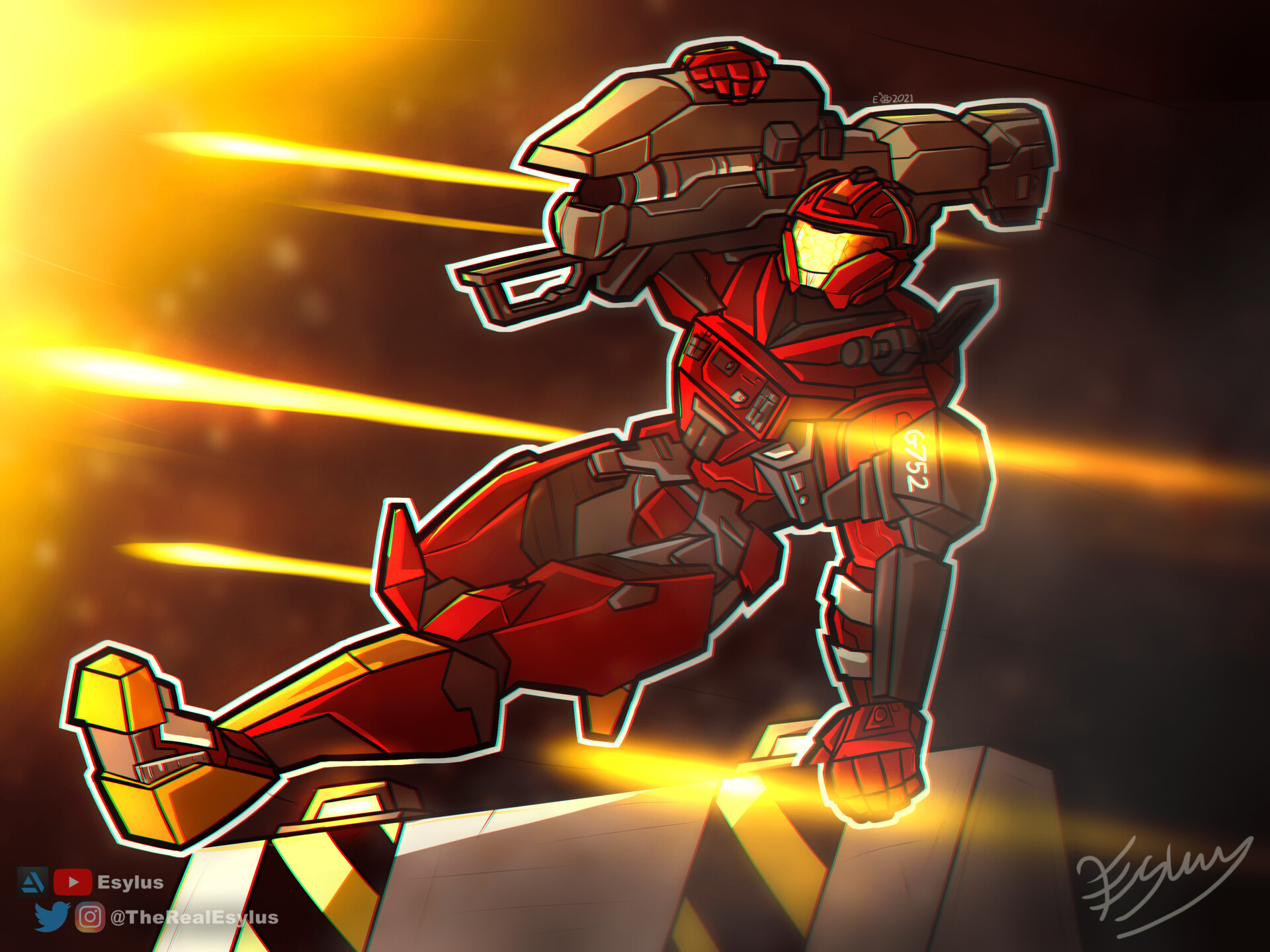 ArtStation - Halo Spartan (Commission)