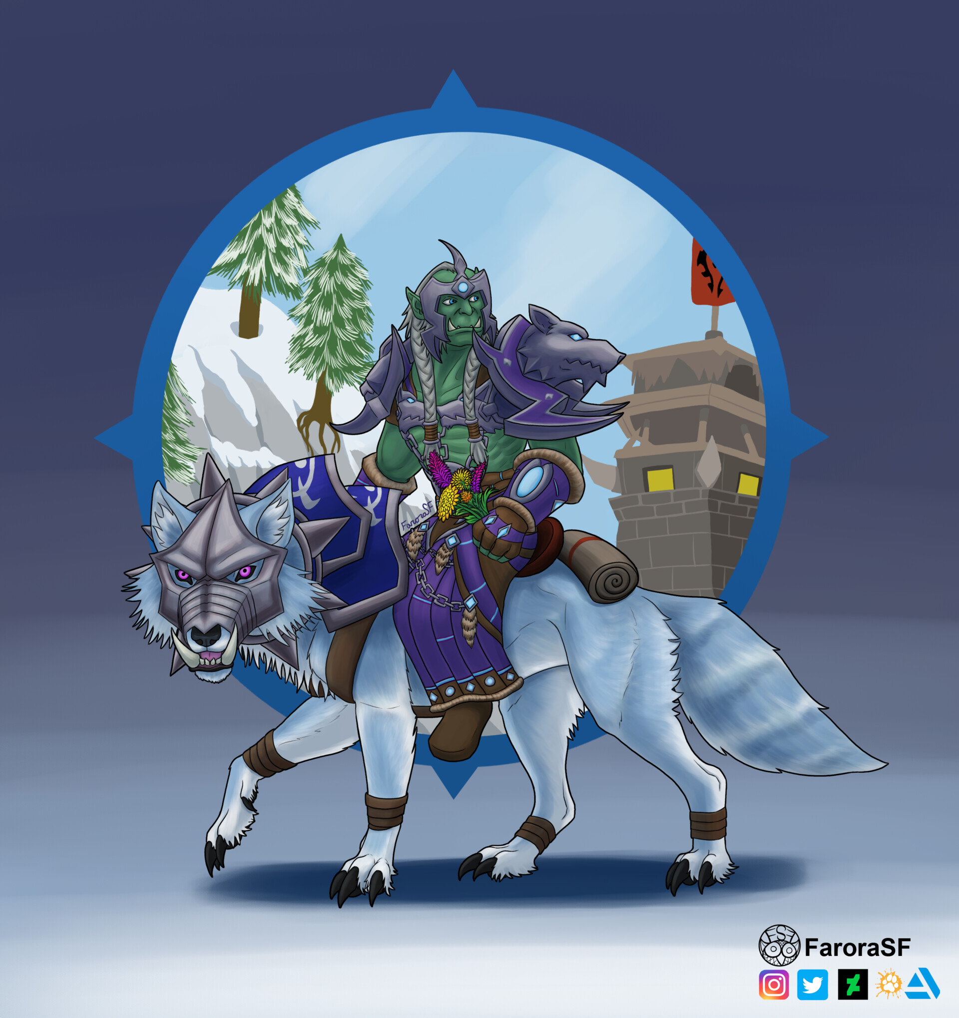 ArtStation - Frostwolf Shaman