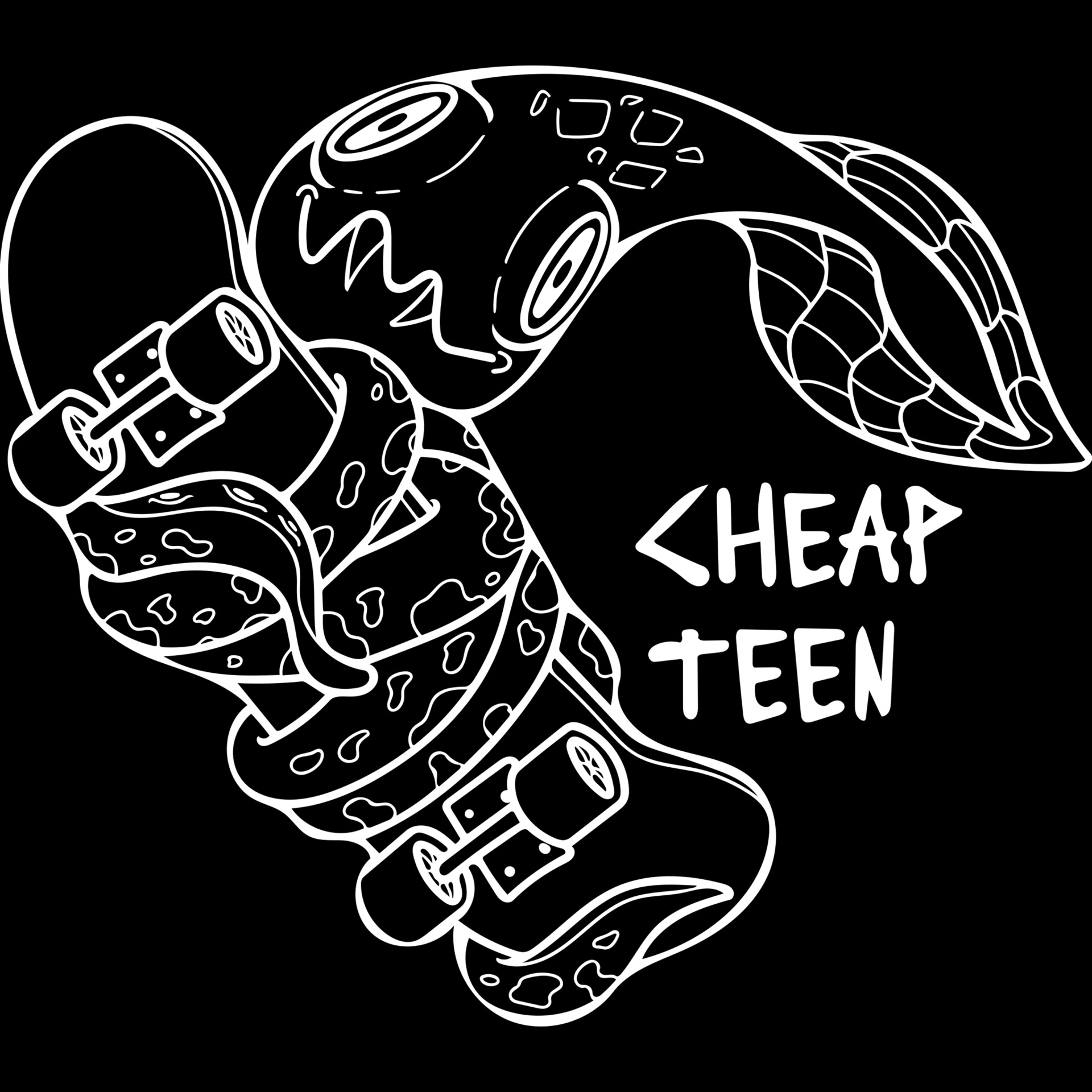 ArtStation - Cheap Teen- Merch Design