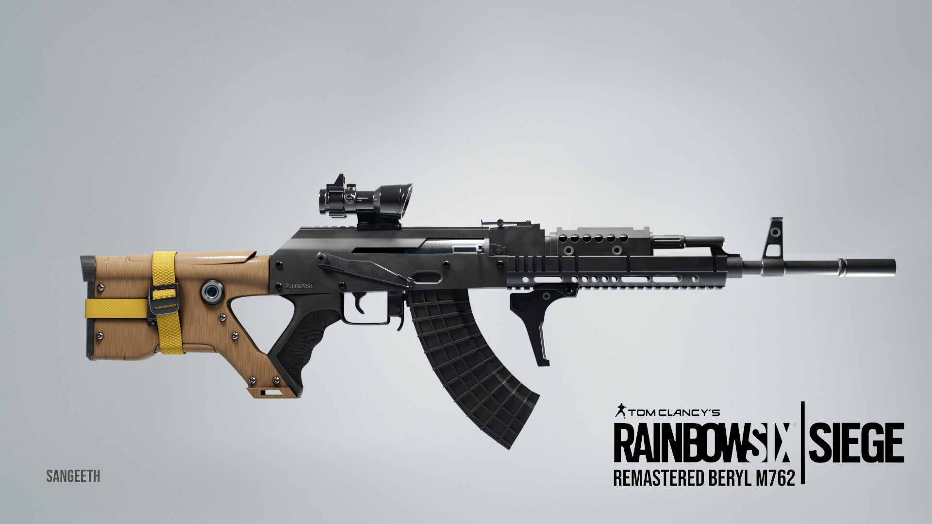 ArtStation - "Beryl m762 remastered