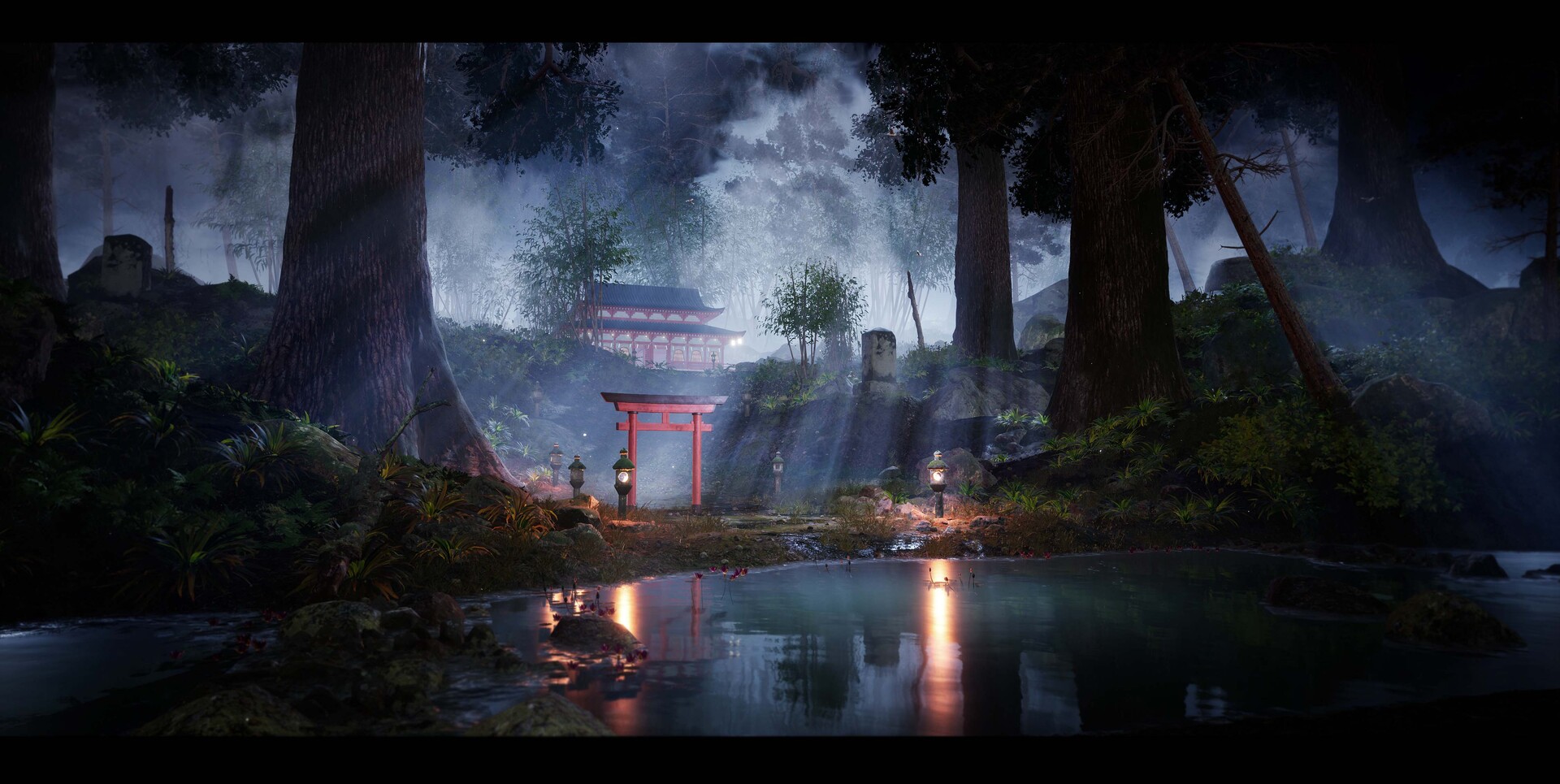 ArtStation - Japanese forest