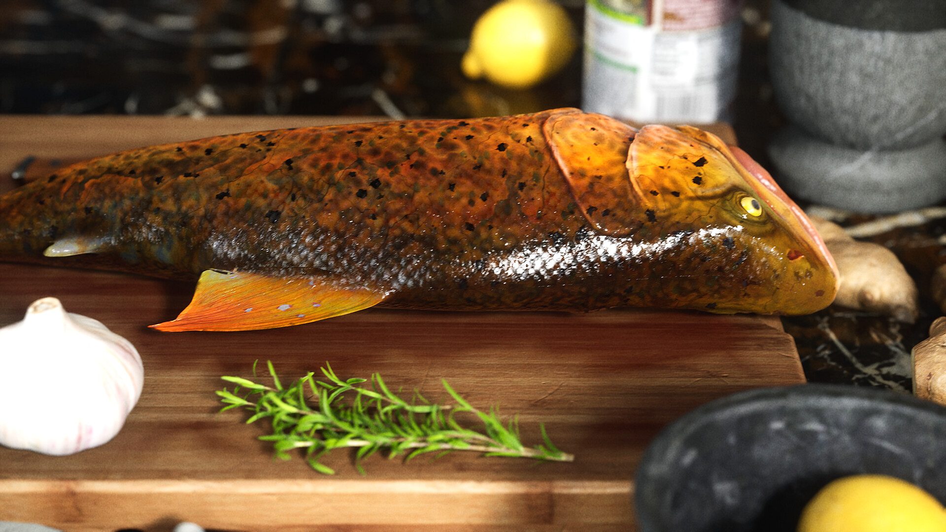 Nimer Aslam - Fish Scene Render in UE4