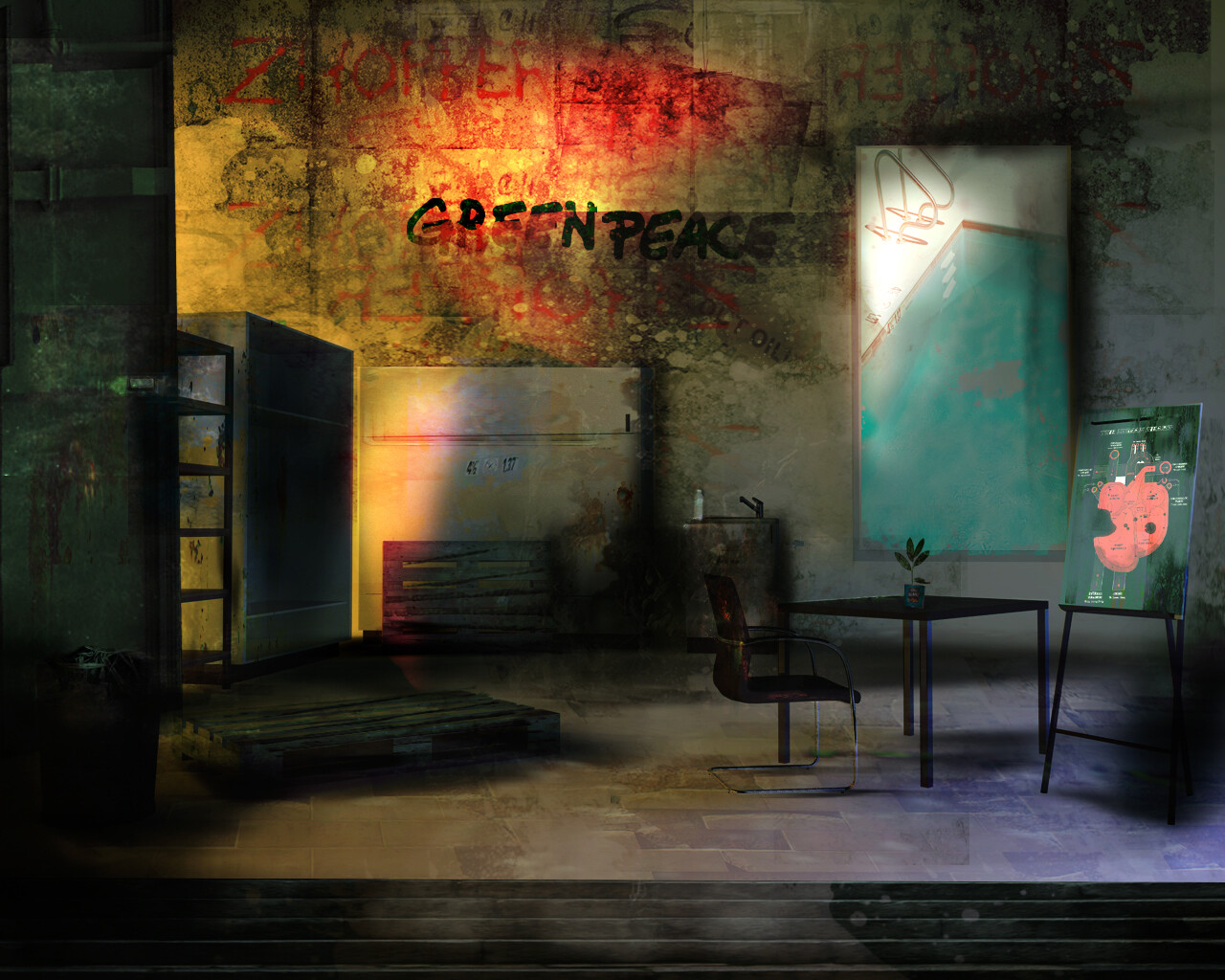 ArtStation - Think Tank Office/////////////////////