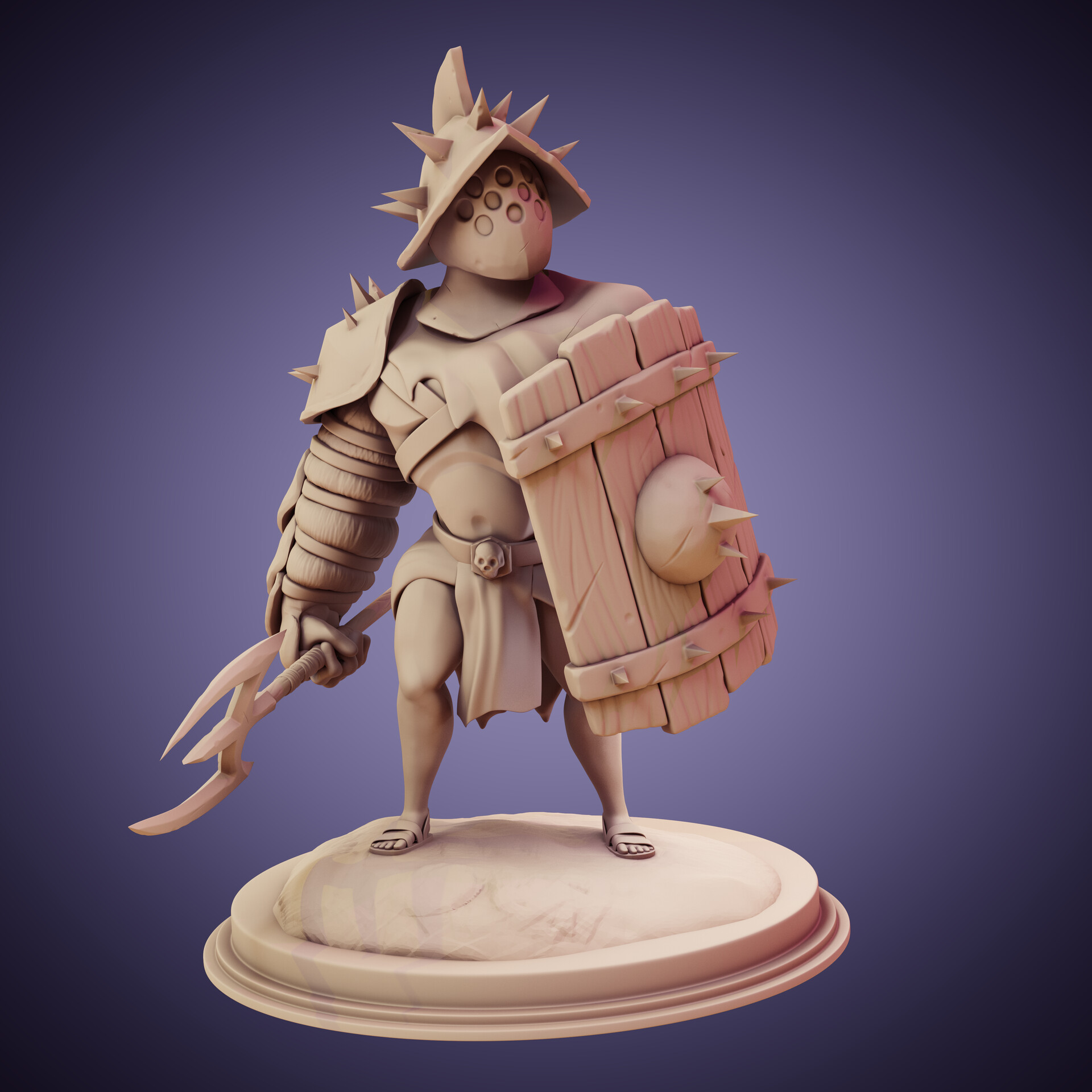 ArtStation - Gladiator Sculpt Practice