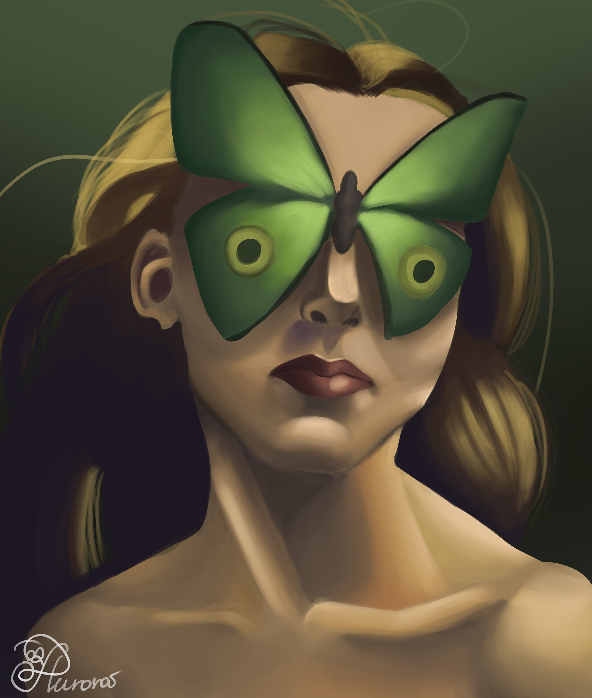 ArtStation - Butterfly eyes