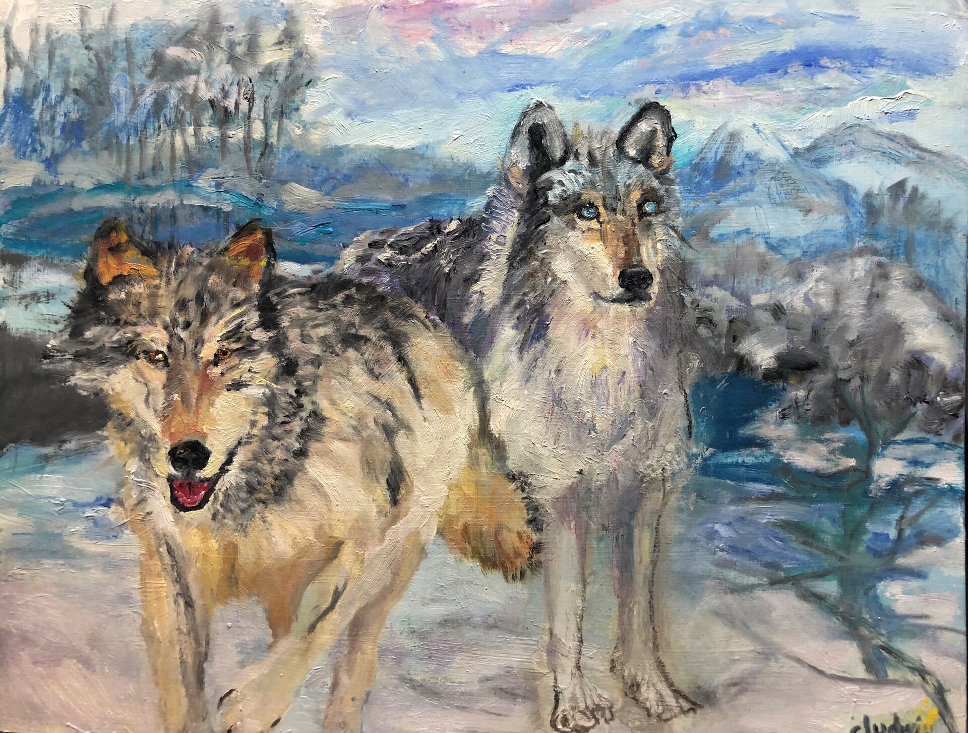 ArtStation - Artic Wolves