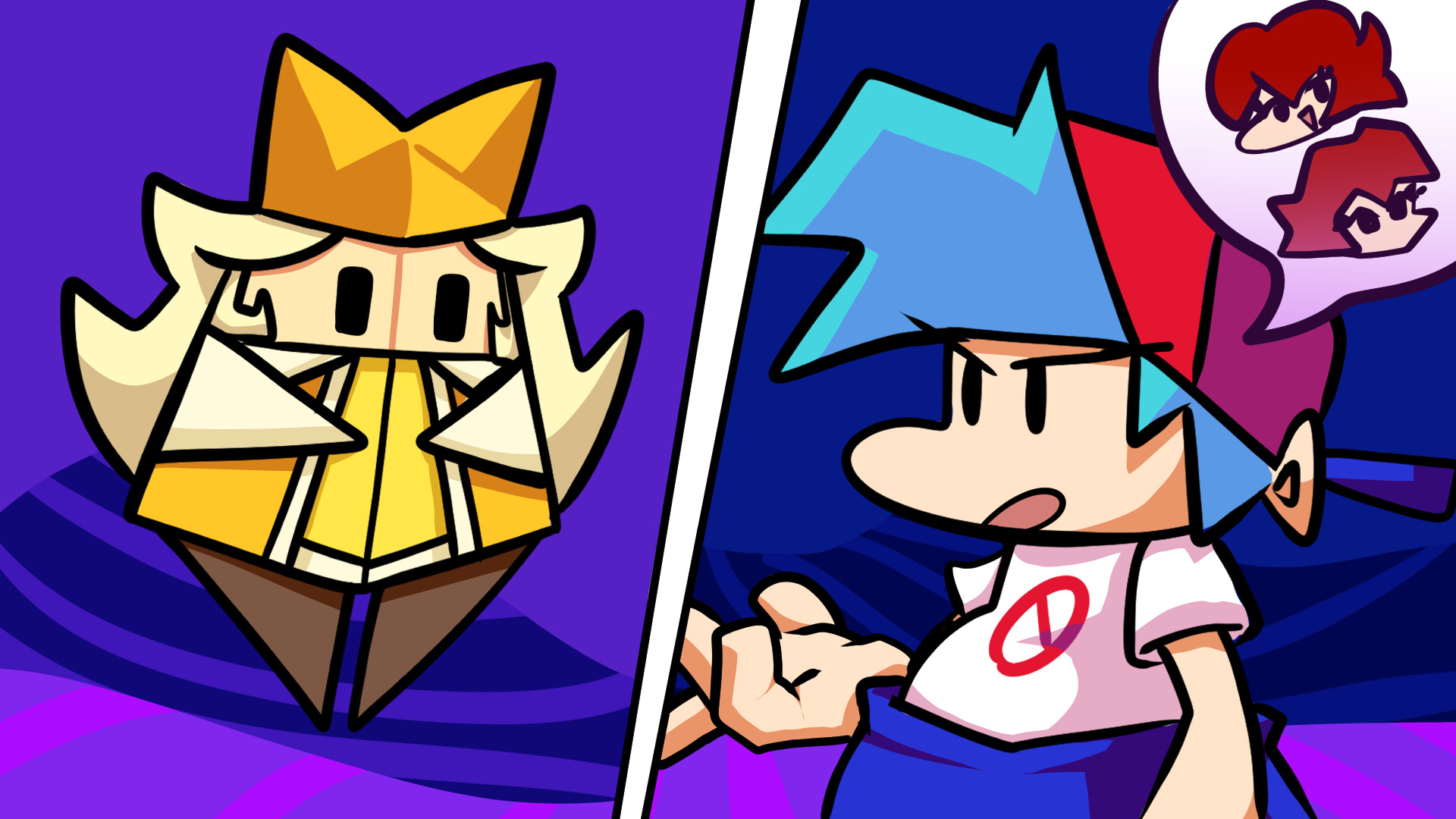 E-Mol - FNF - Origami King V1