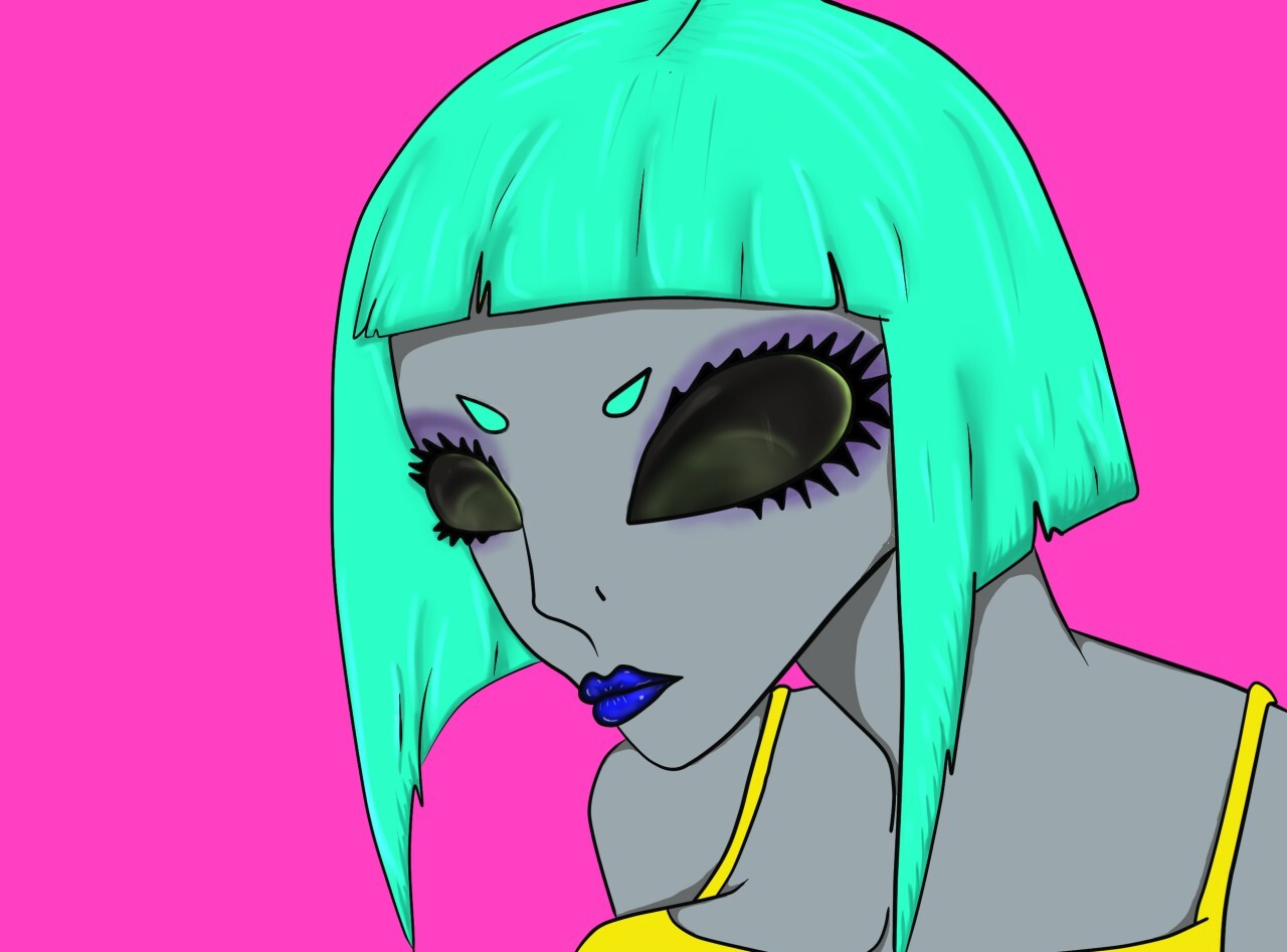 ArtStation - Ayylien babe