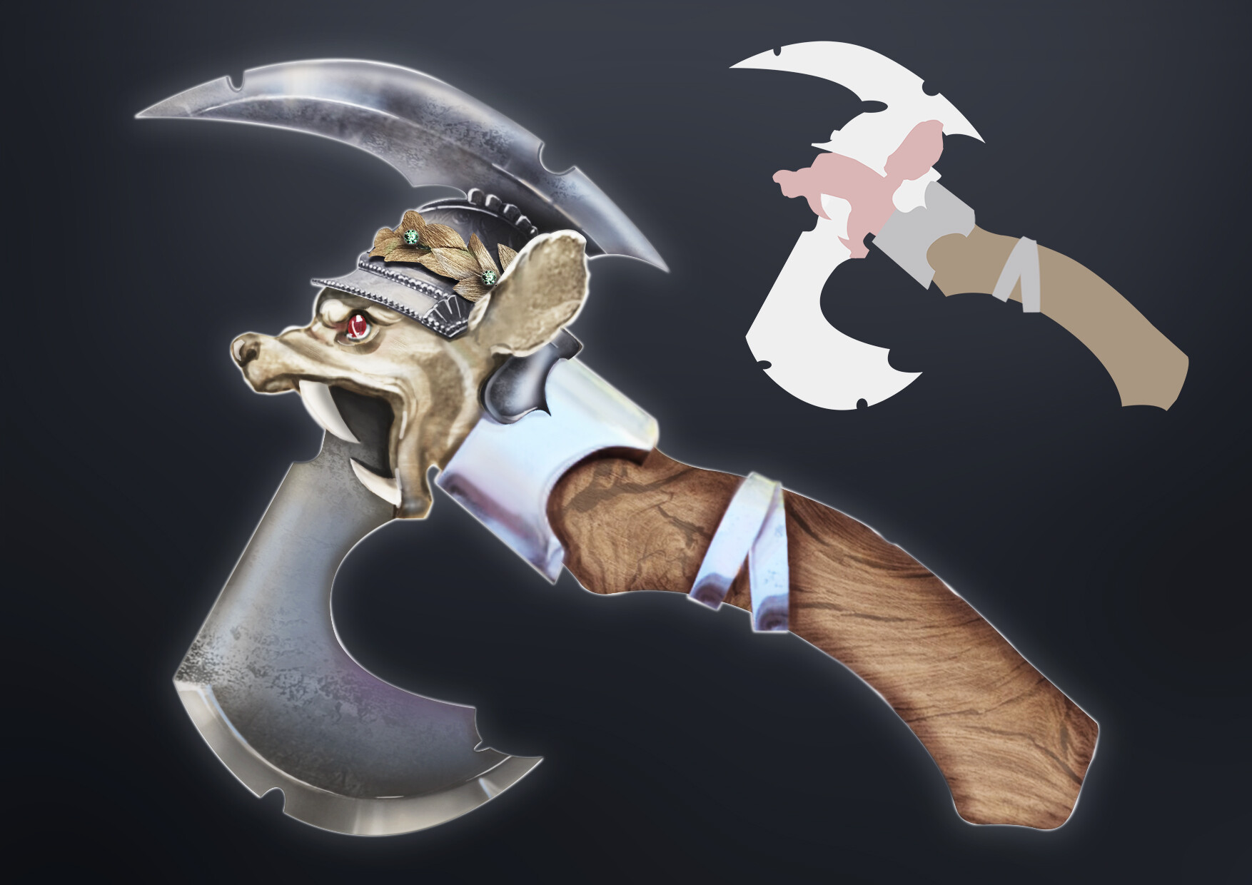 ArtStation - Ax weapon concept