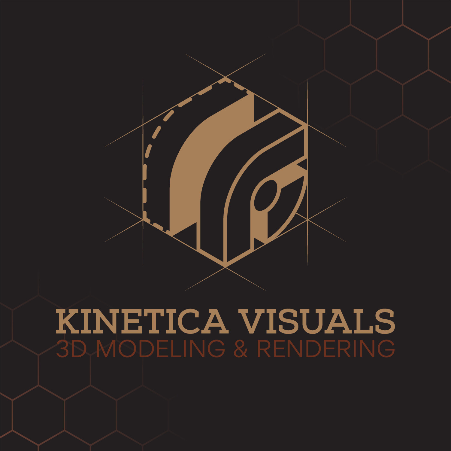 ArtStation - Kinetica Visuals / KC Visualisation Logo Design