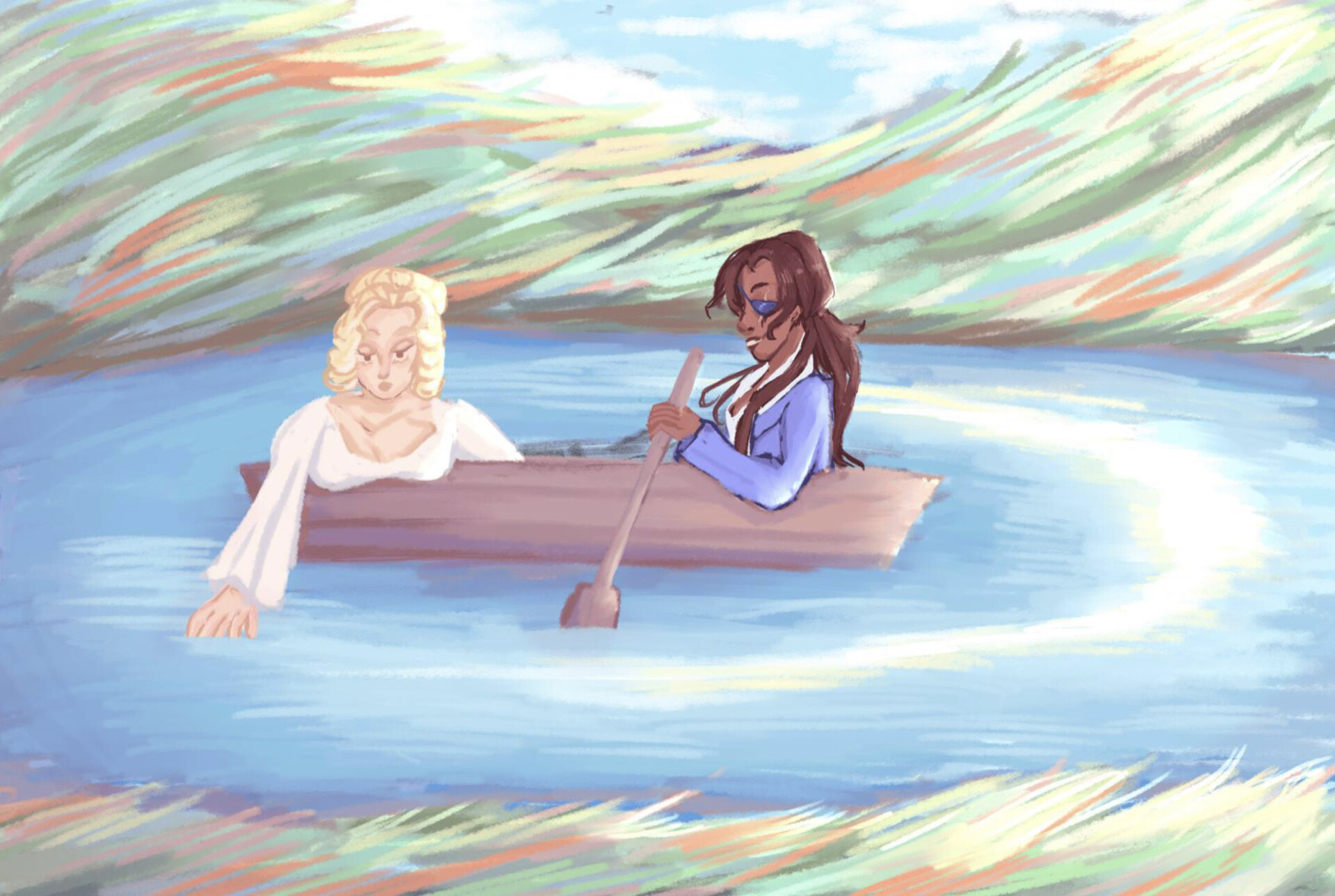 ArtStation - Lake drawing