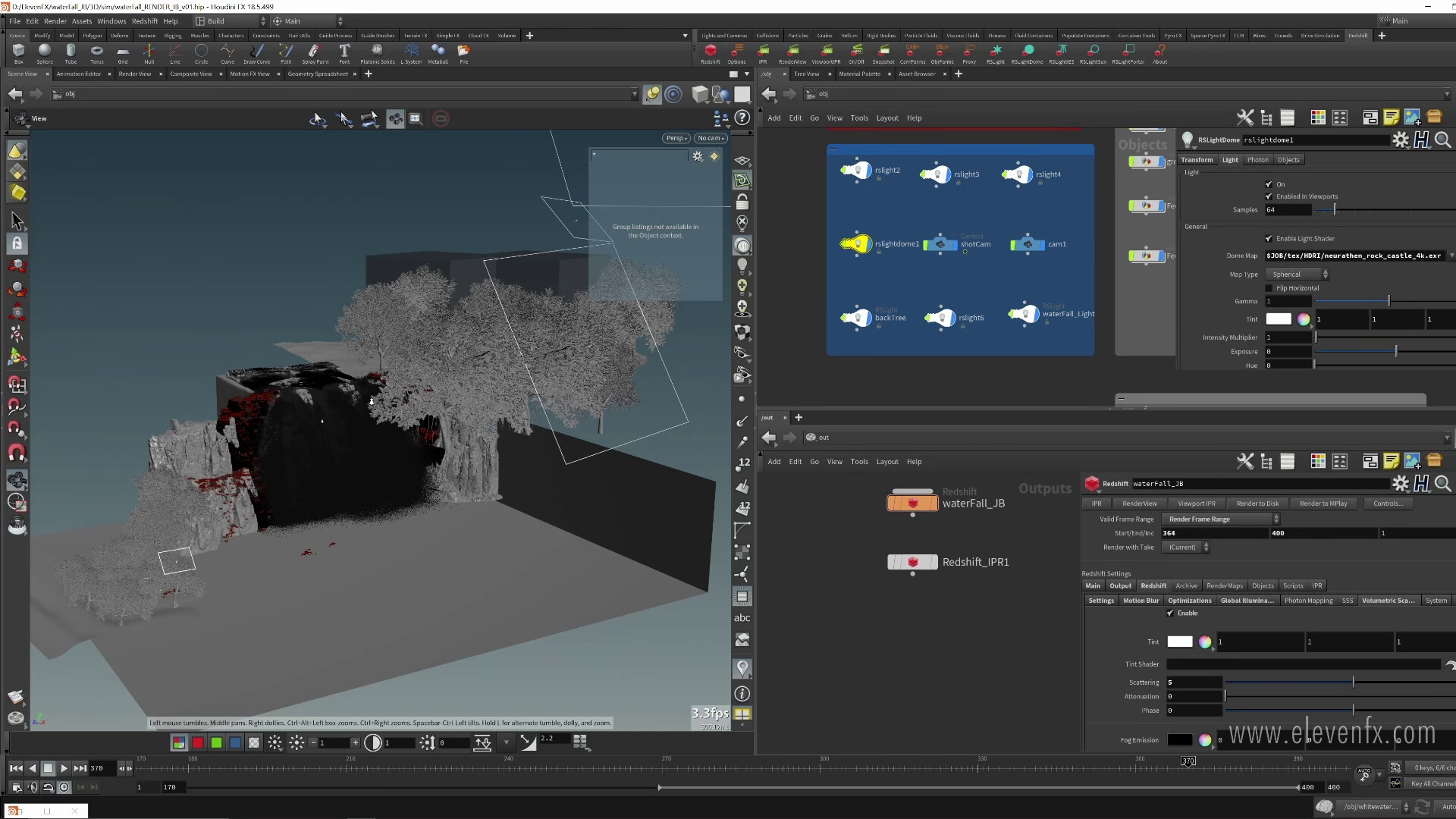 Deep Chahal - Waterfall CG