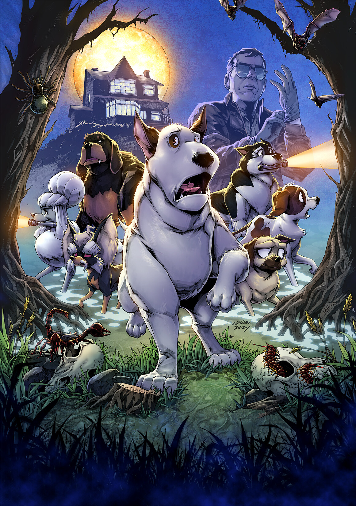 ArtStation - Comic Cover: Stray Dogs Dog Days #01