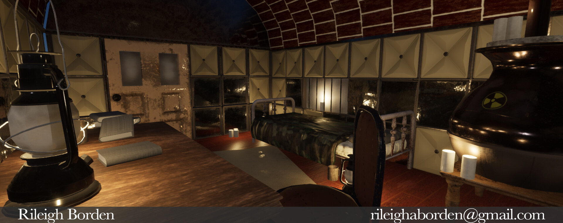 ArtStation - Post Apocalyptic Bedroom