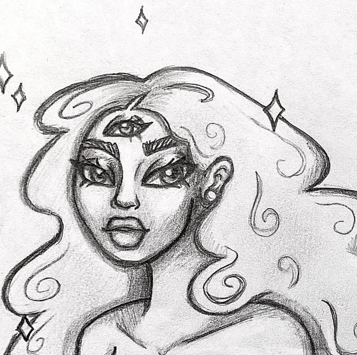 ArtStation - Indigo Alien Sketch