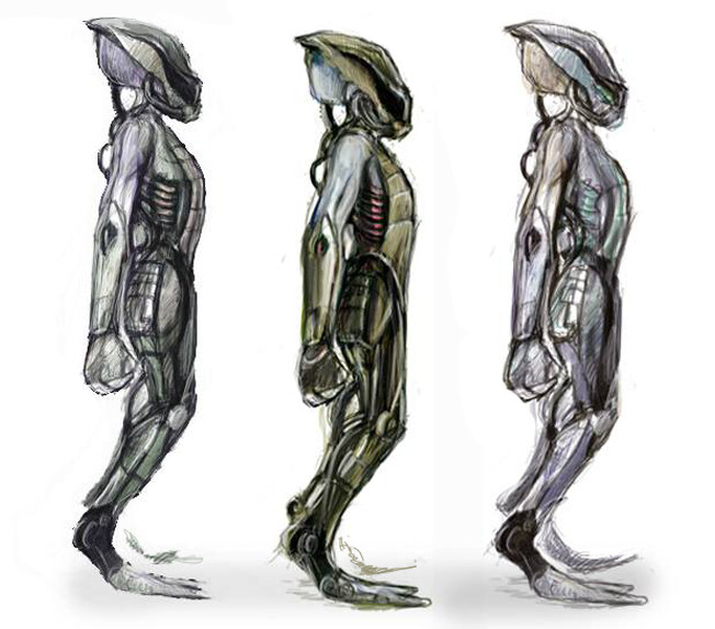 ArtStation - Alien character design