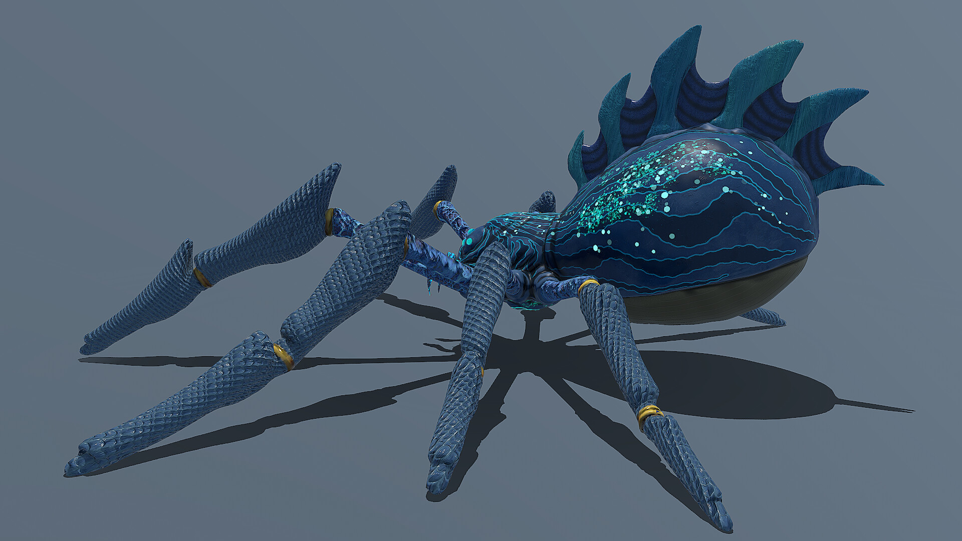 ArtStation - Some color and texture practice, Spider.