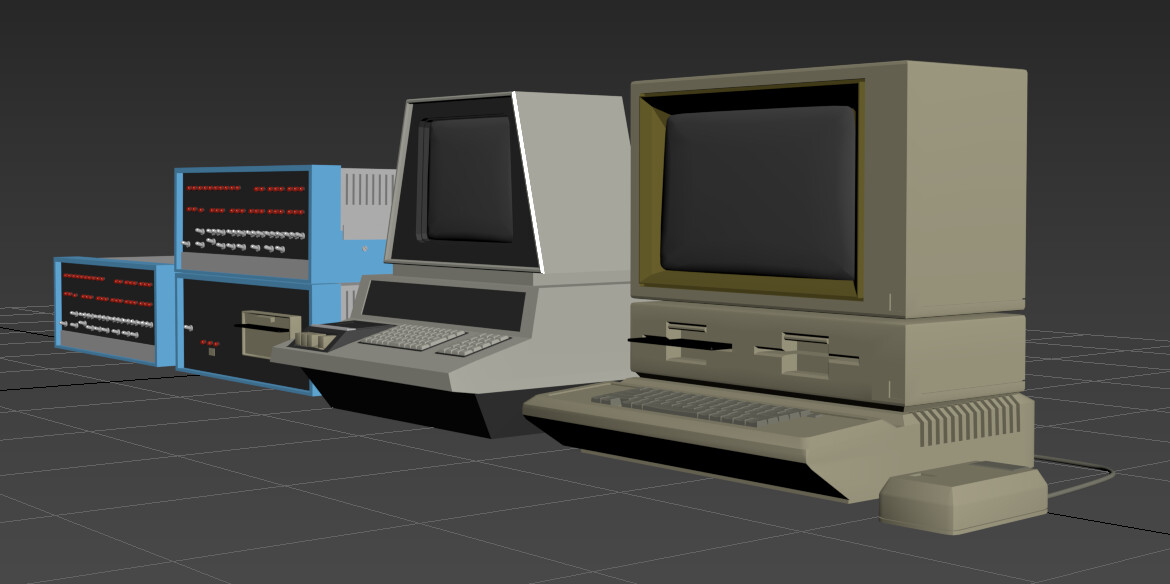 ArtStation - A trio of Malaise-era microcomputers