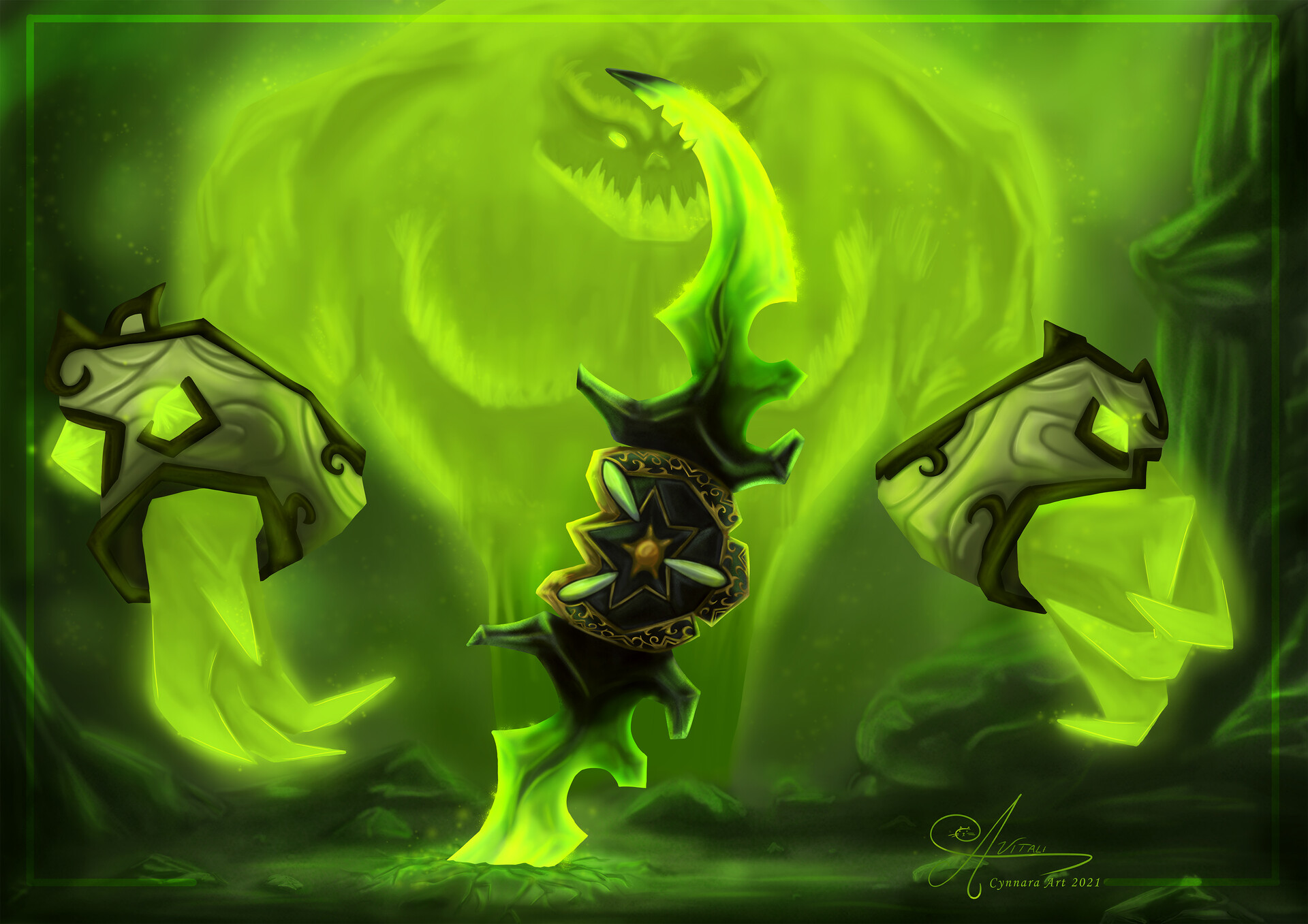 ArtStation - The Warglaive of Azzinoth - WOW