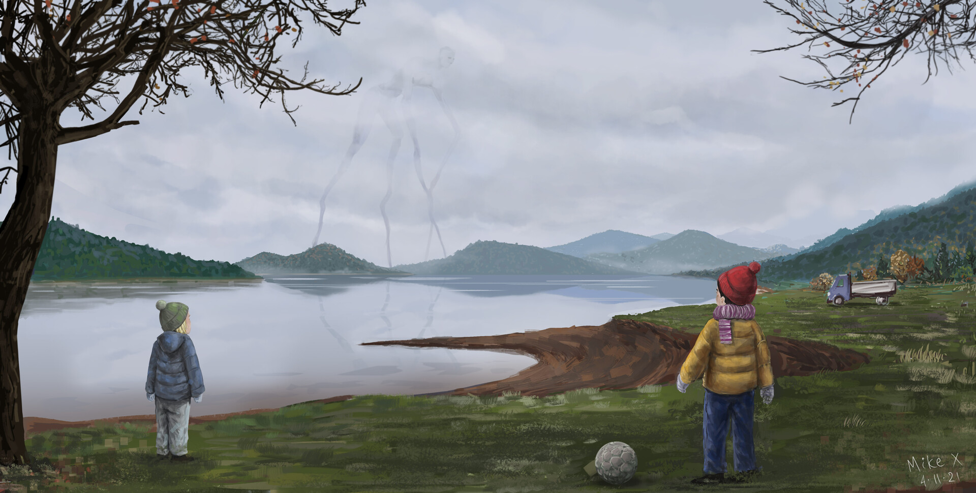 ArtStation - Creature of the Lake