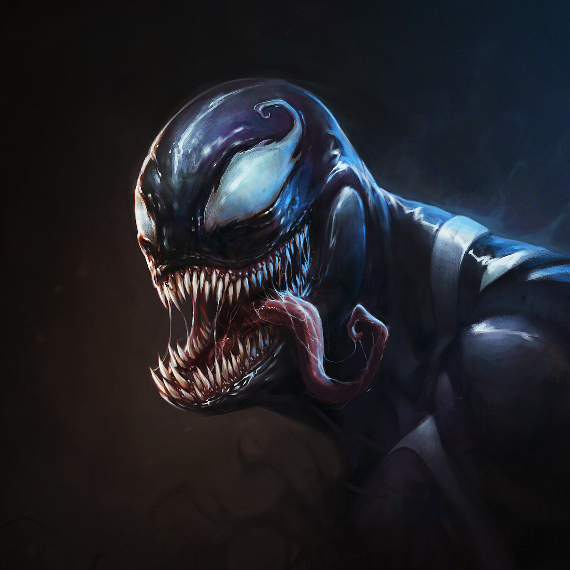 Venom Face Wallpaper Hd