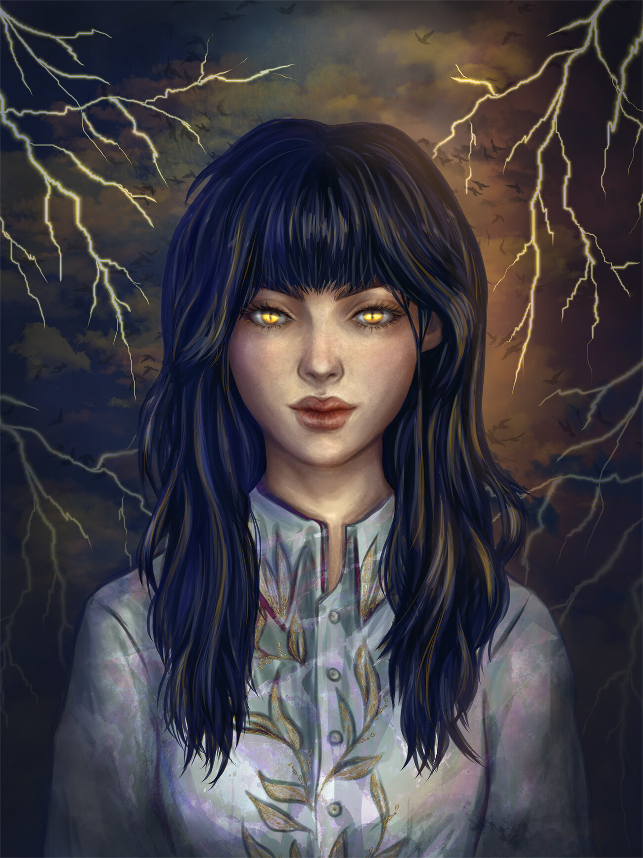 ArtStation - Thunder witch