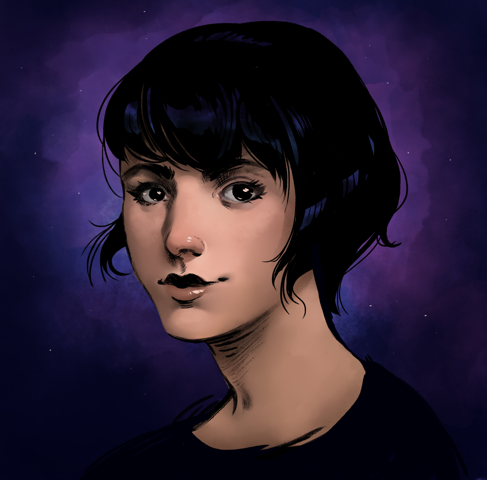 ArtStation - Comic book style portrait