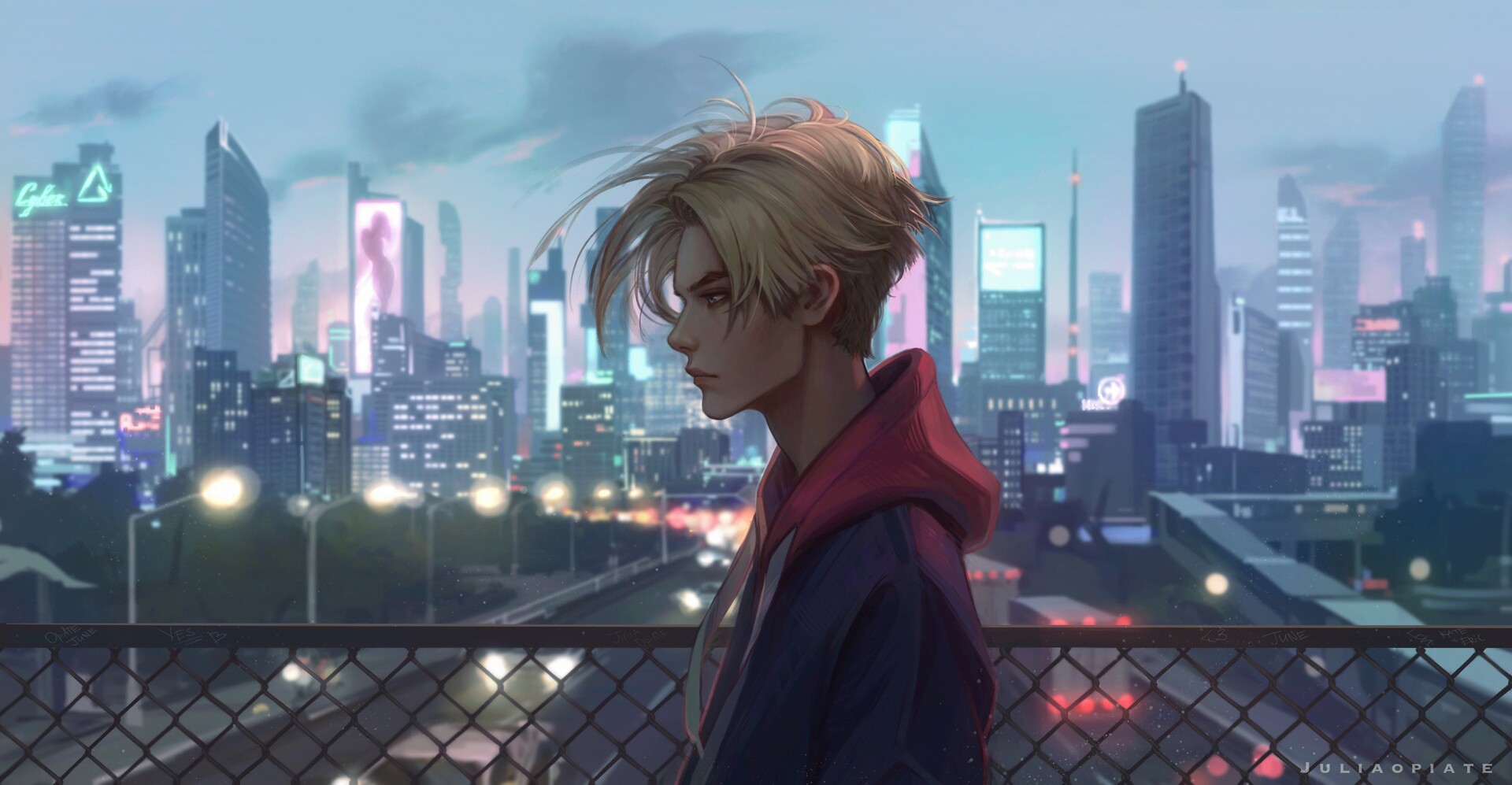 ArtStation - Neon city