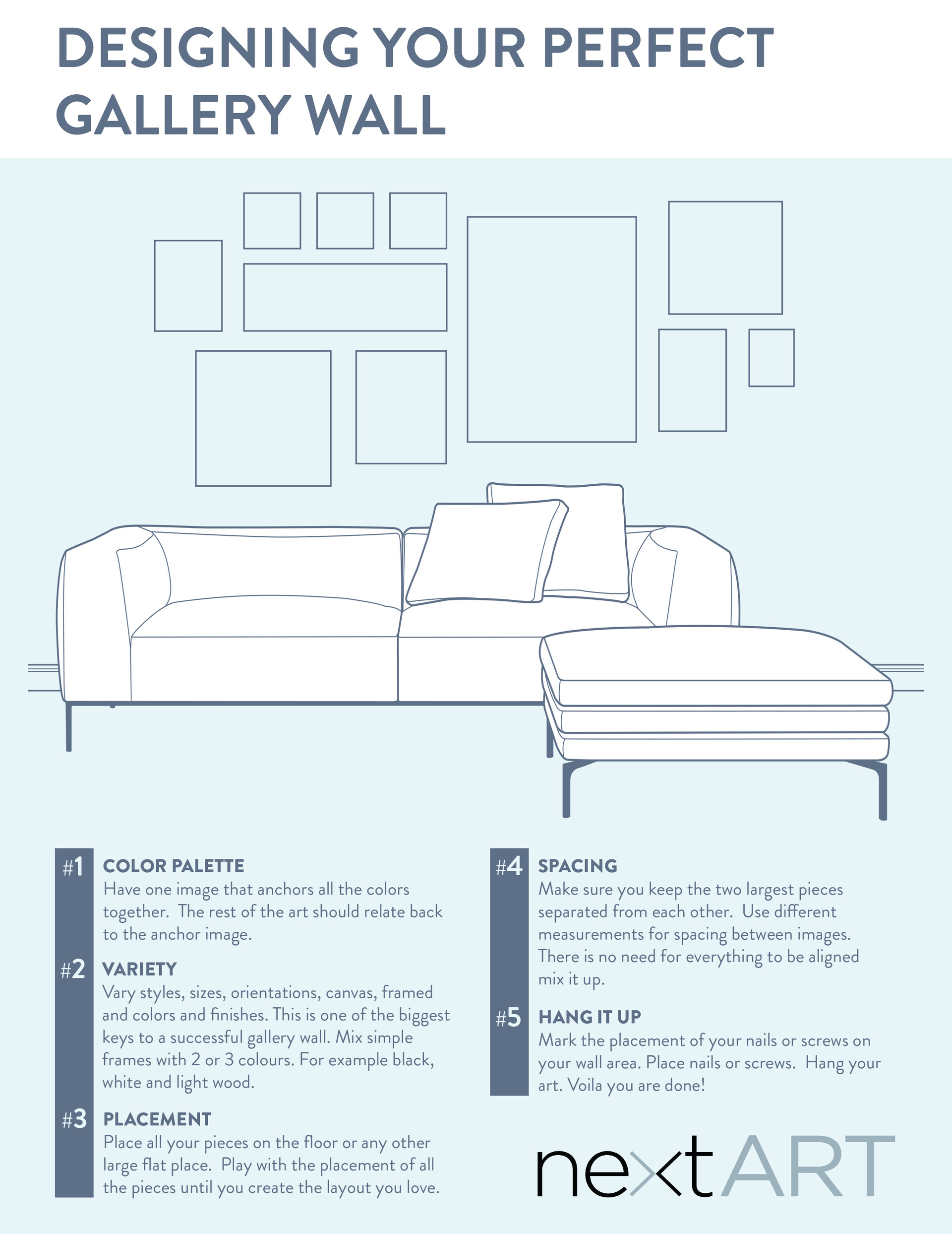 ArtStation - Designing a Gallery Wall Infographic