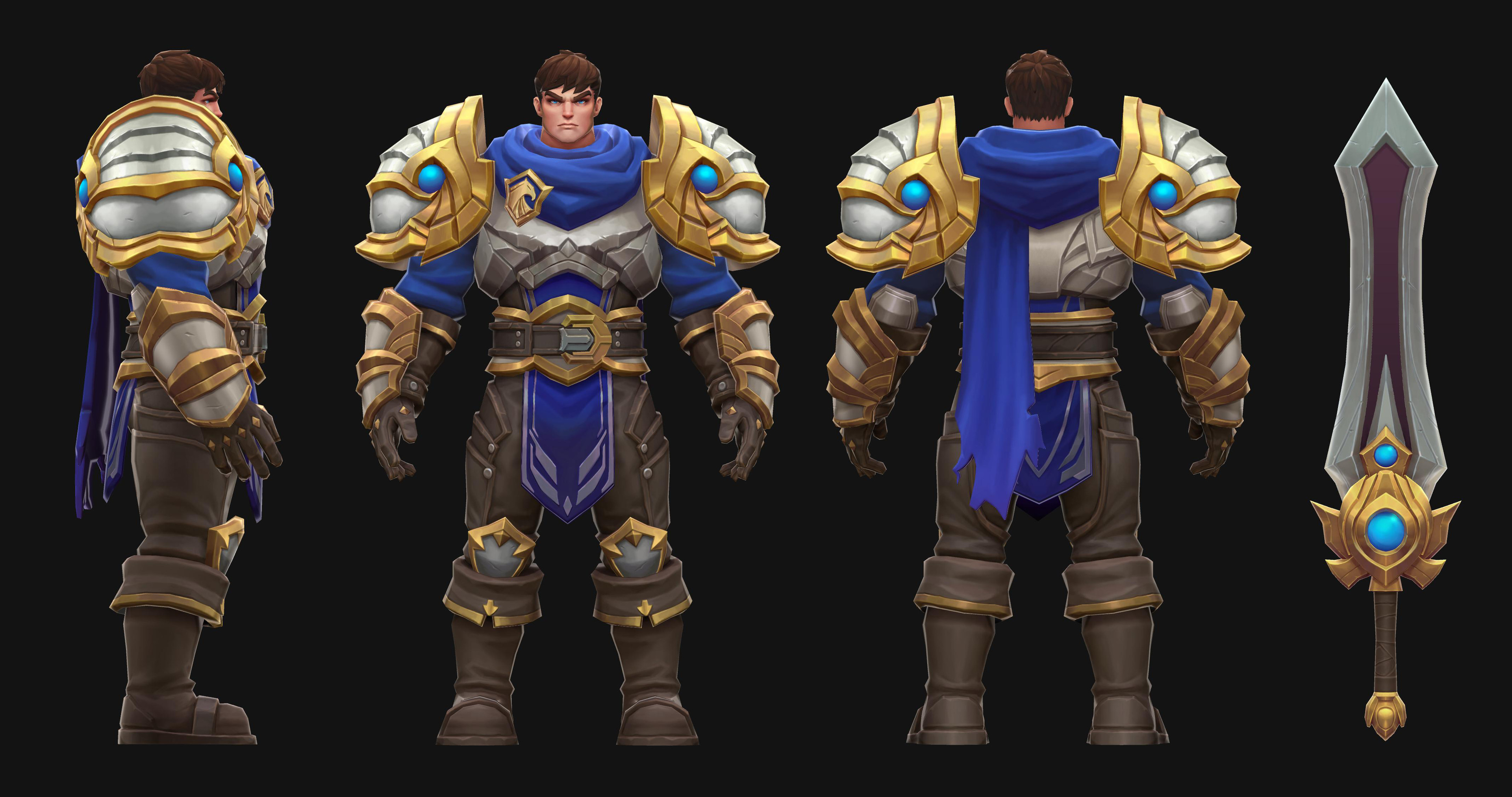 Han bit - Garen_Wild Rift fan art