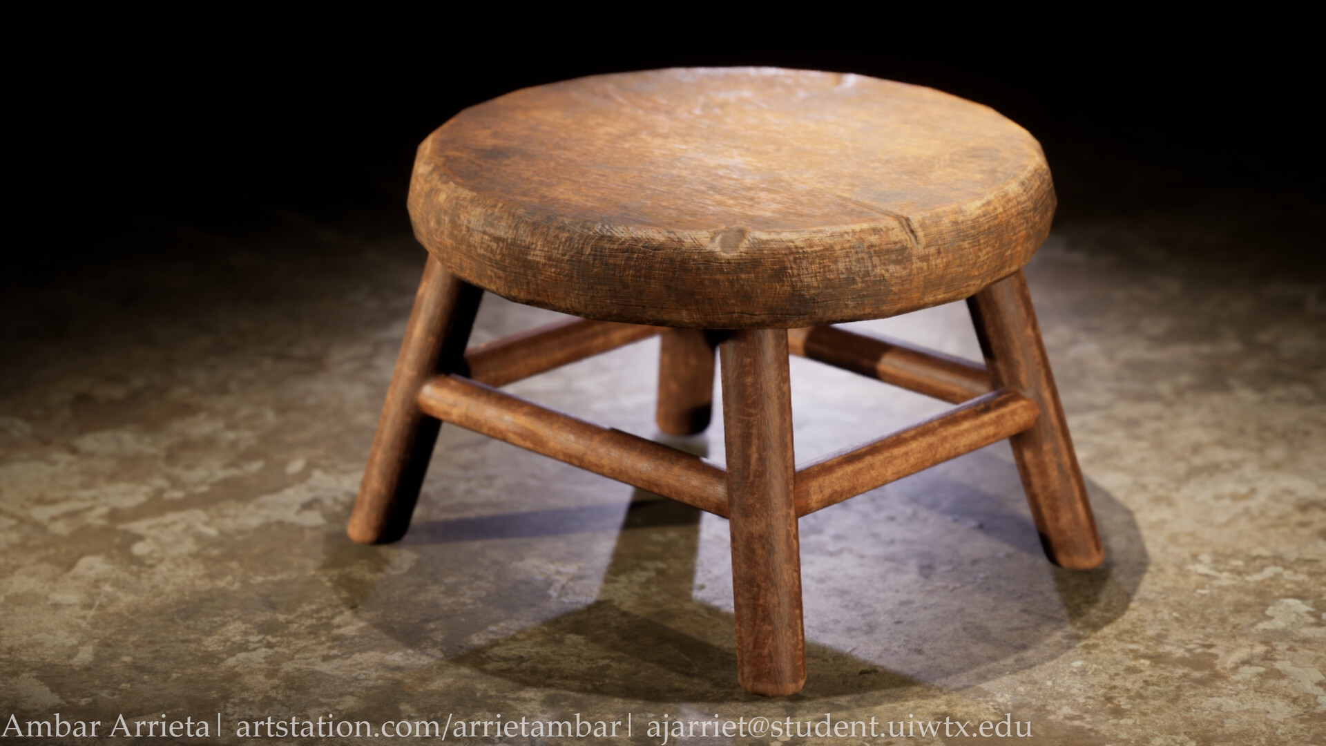 ArtStation - Old Stool