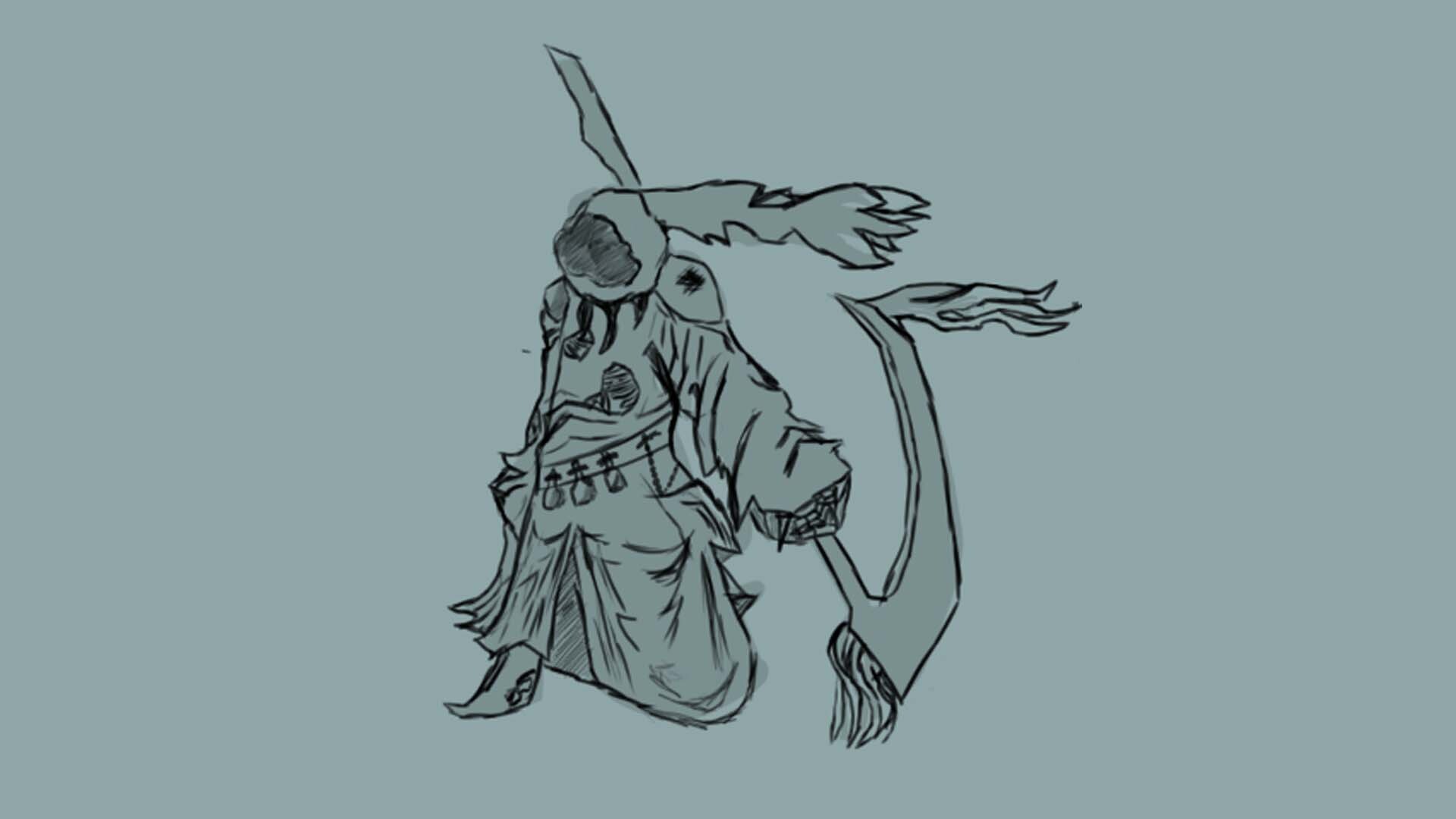 ArtStation - Grim reaper rough character design.