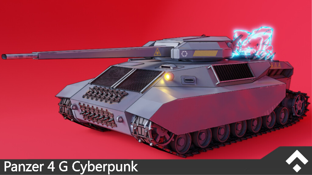 ArtStation - Panzer 4 G Cyberpunk