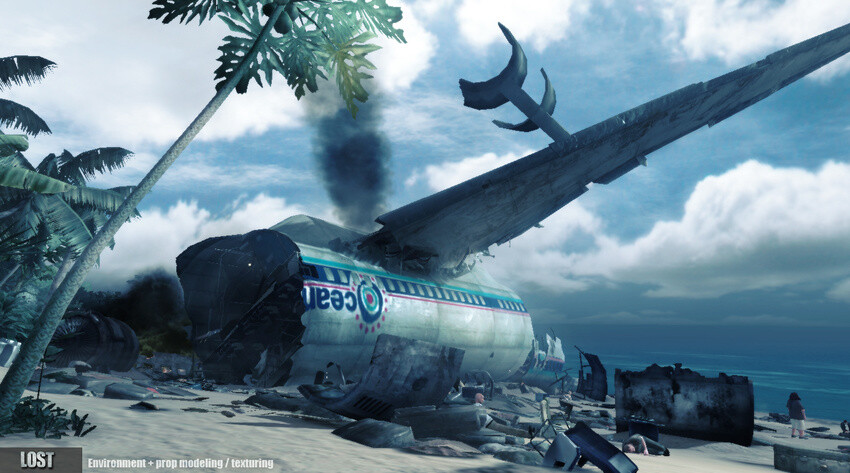 Mark Linington - LOST Via Domus - Environment Art Work