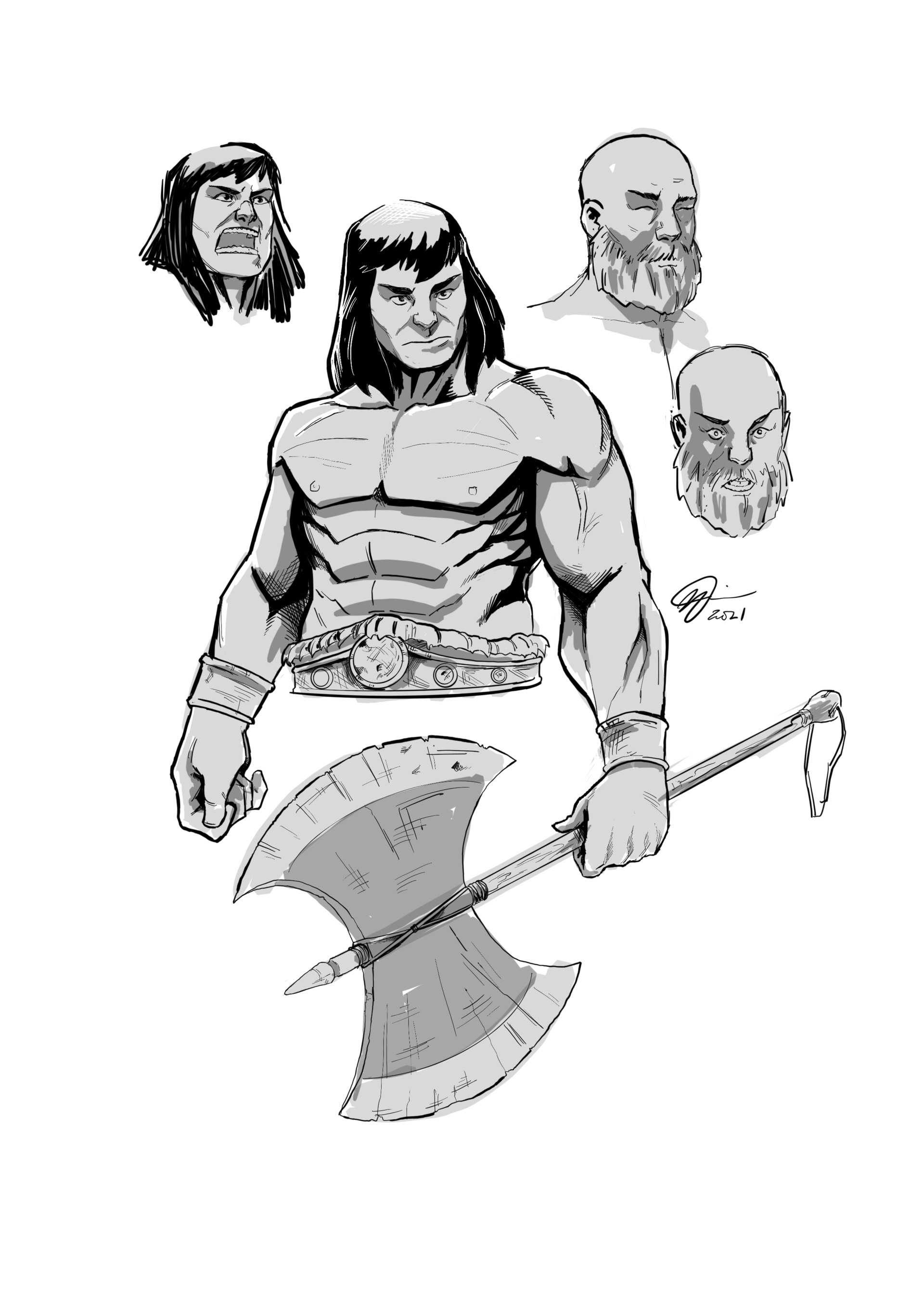 ArtStation - Conan the Barbarian