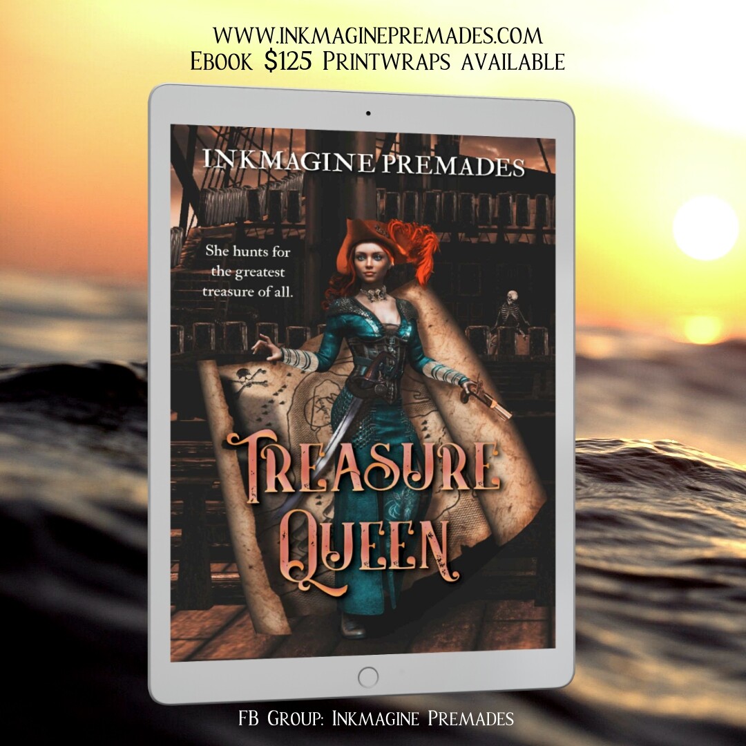 ArtStation - Premade Ebook Cover: Treasure Queen