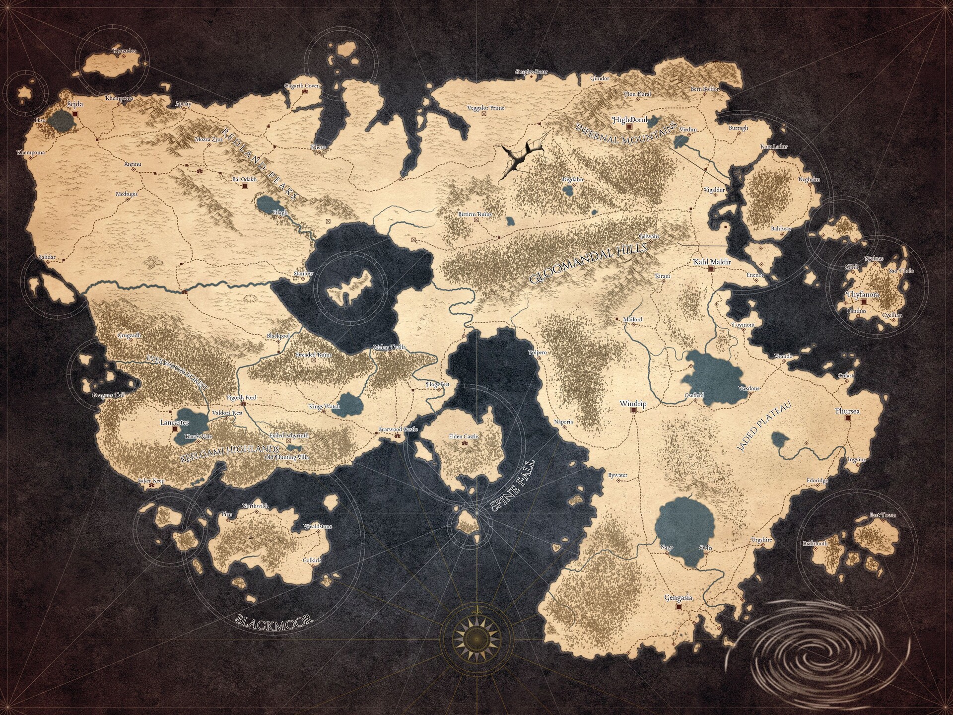ArtStation - Fantasy map