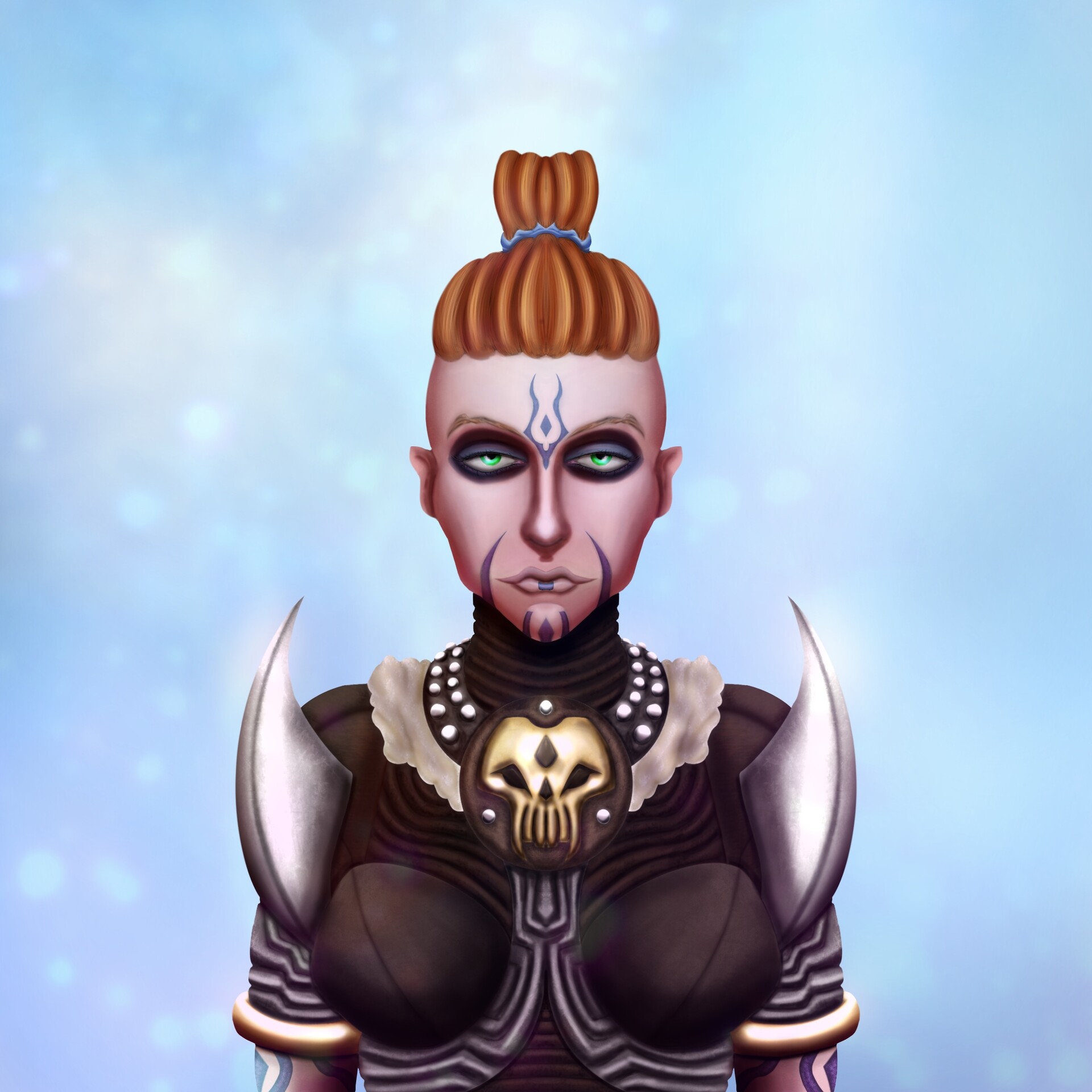 ArtStation - Symmetrical Portrait