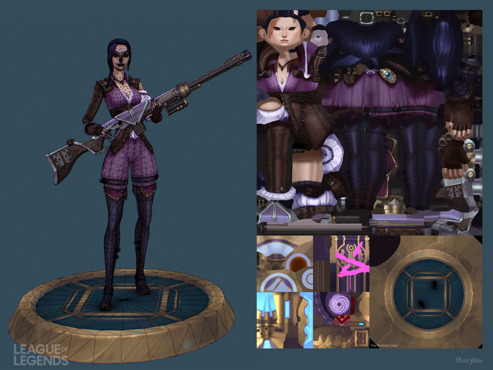 Yekaterina Bourykina - Arcane Caitlyn