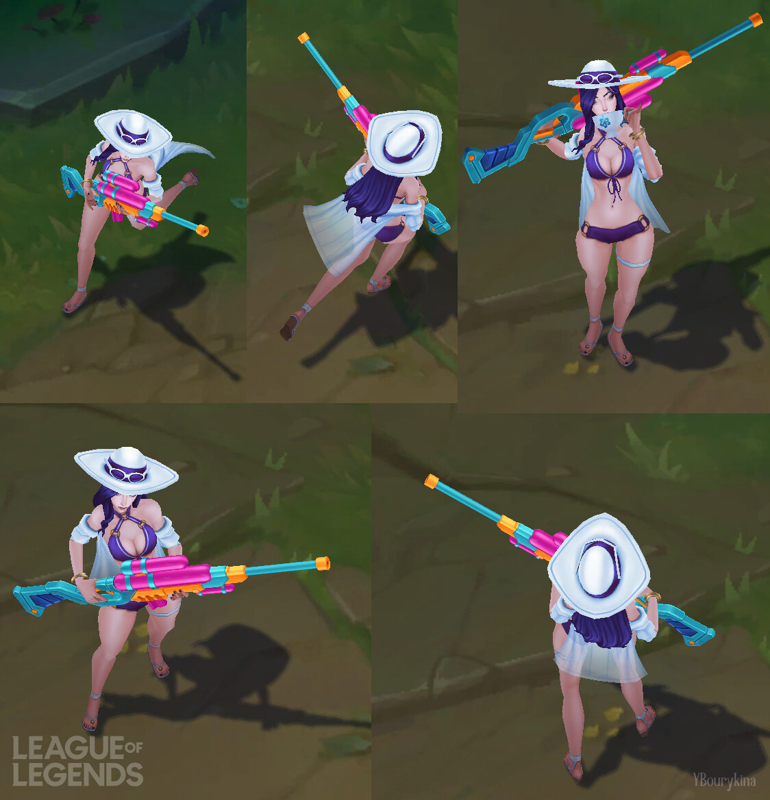 Yekaterina Bourykina - Pool Party Caitlyn ASU