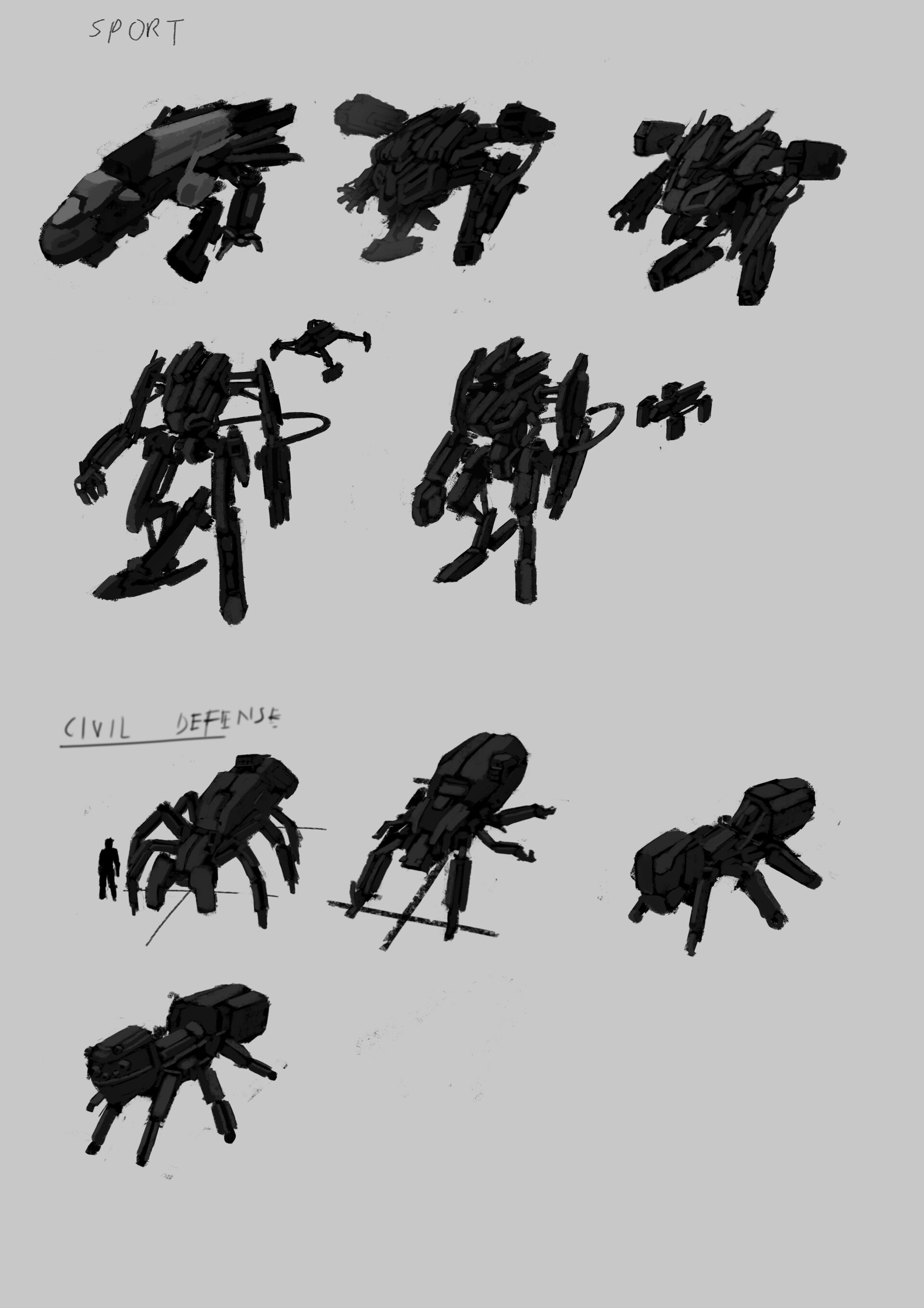 ArtStation - mecha design 2019