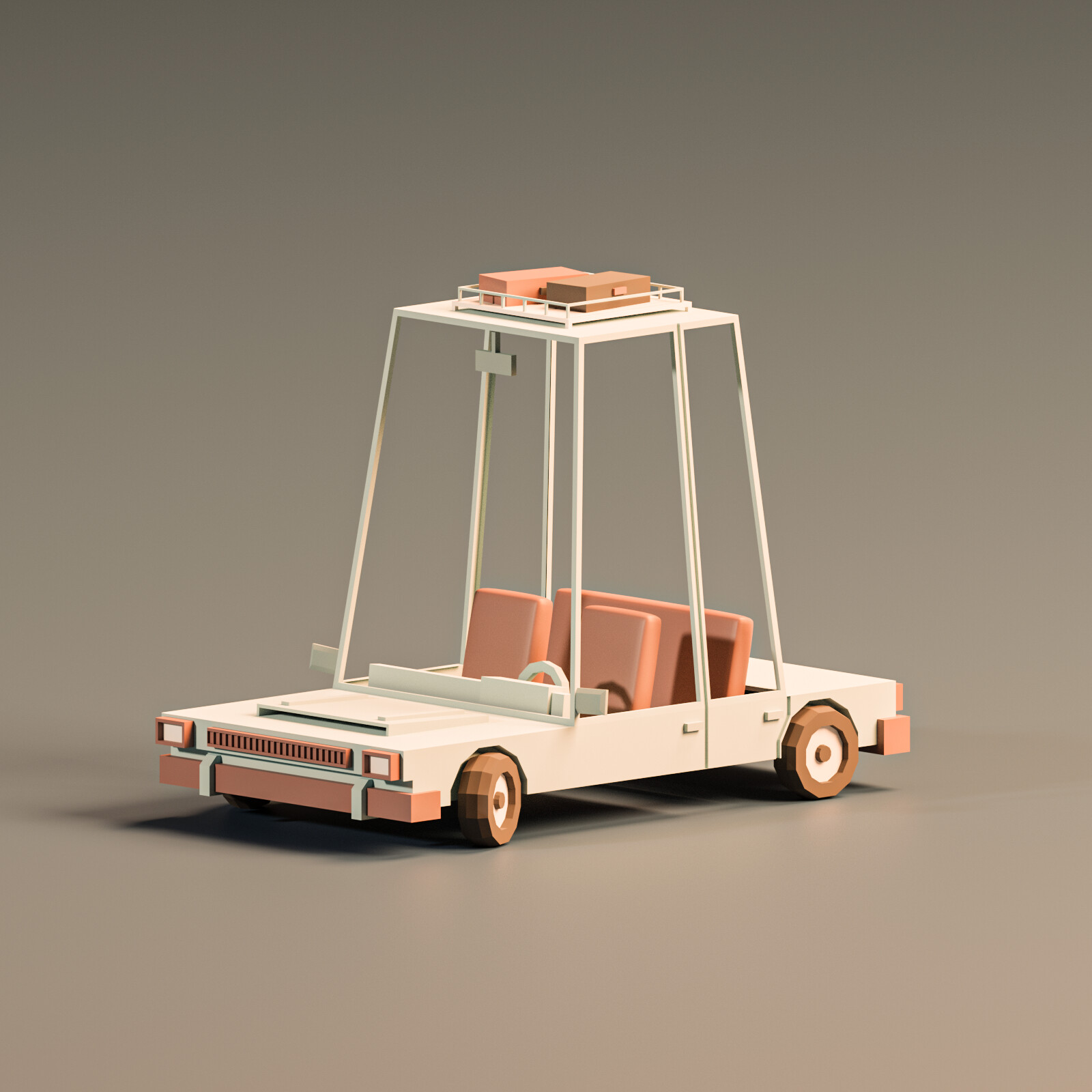 ArtStation - Low poly car