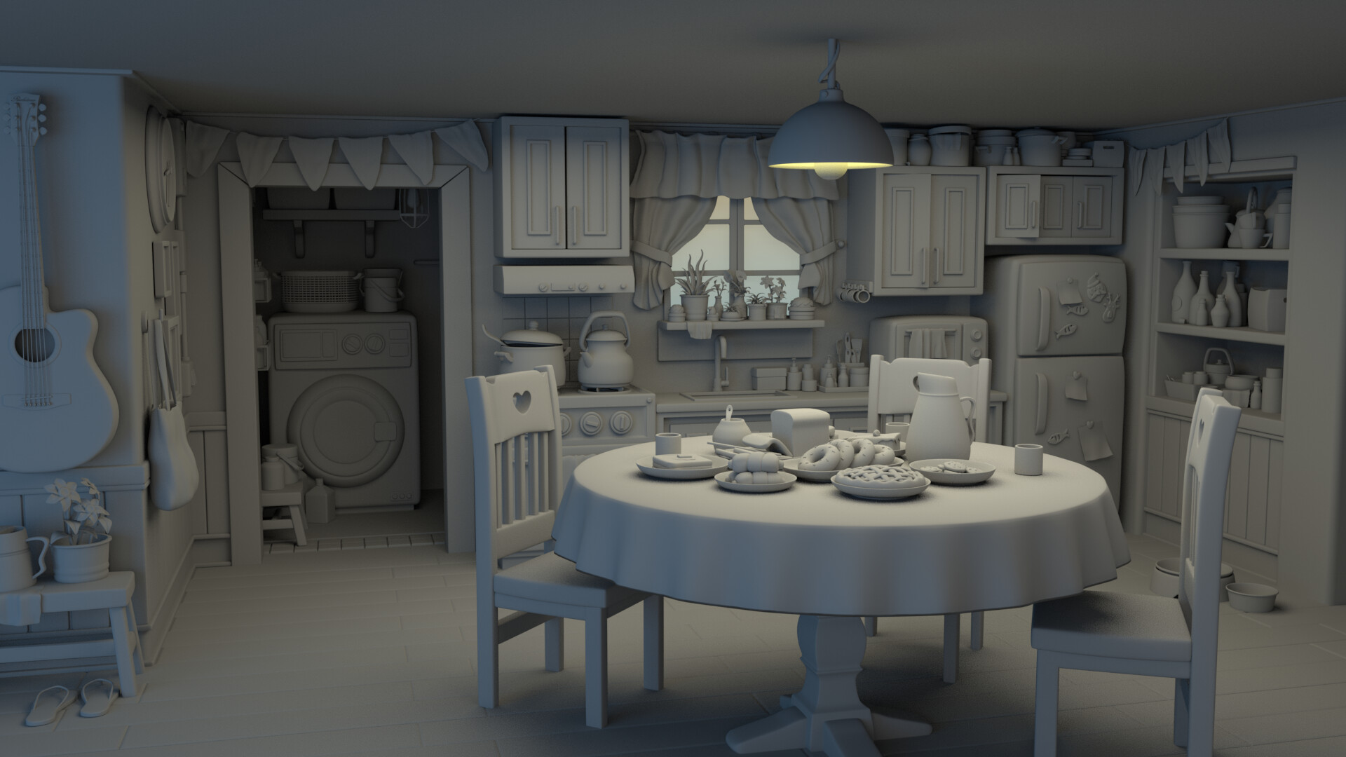ArtStation - kitchen