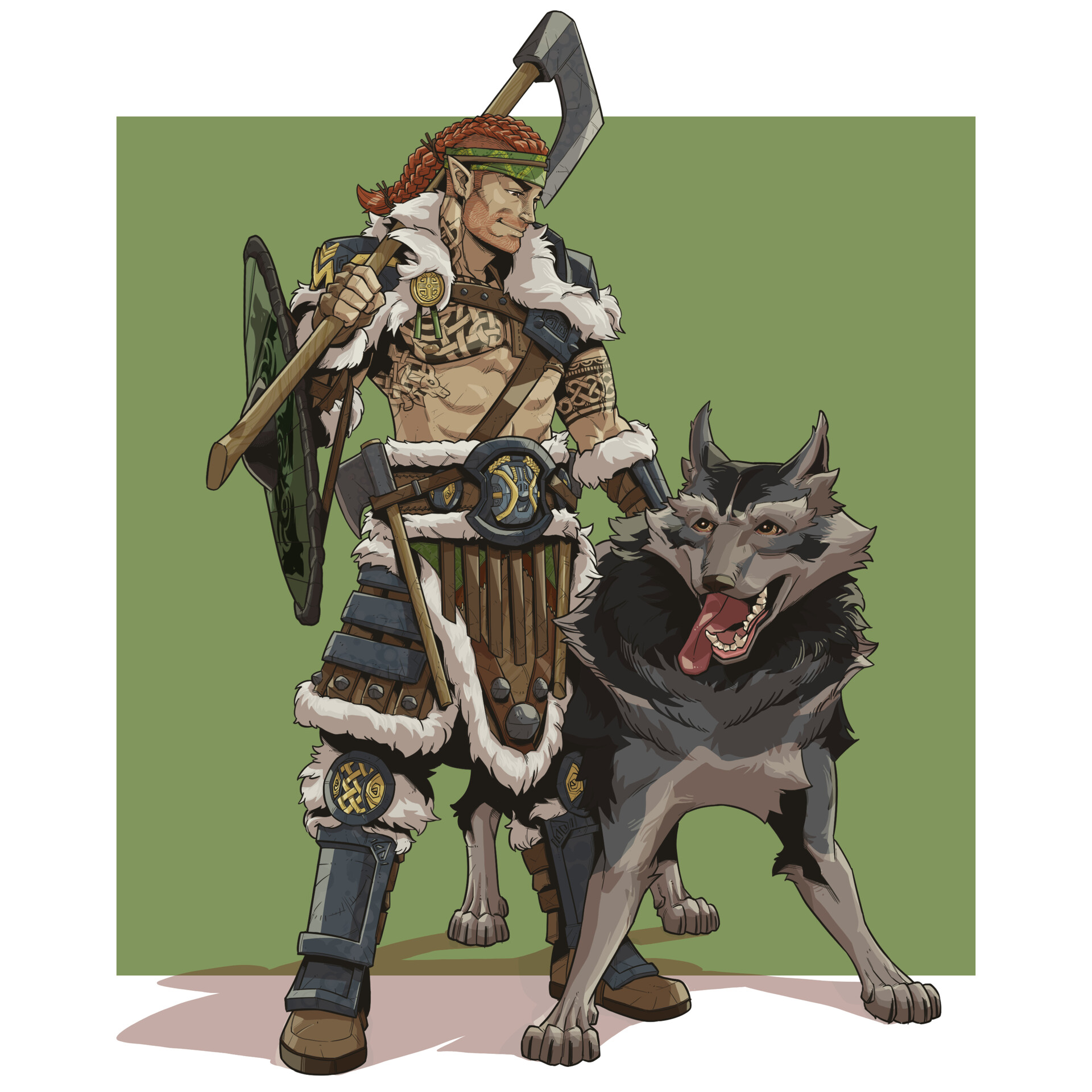 ArtStation - Half-Elven Ranger