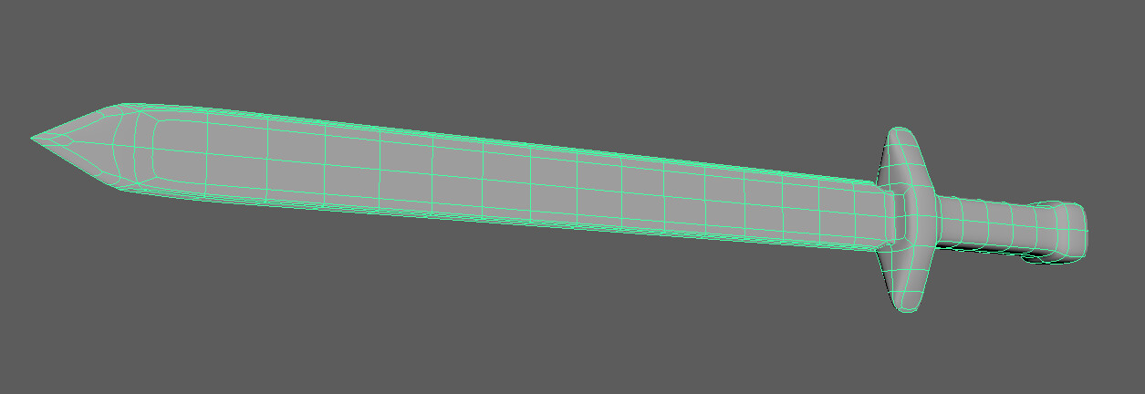 ArtStation - Broadsword created in Maya